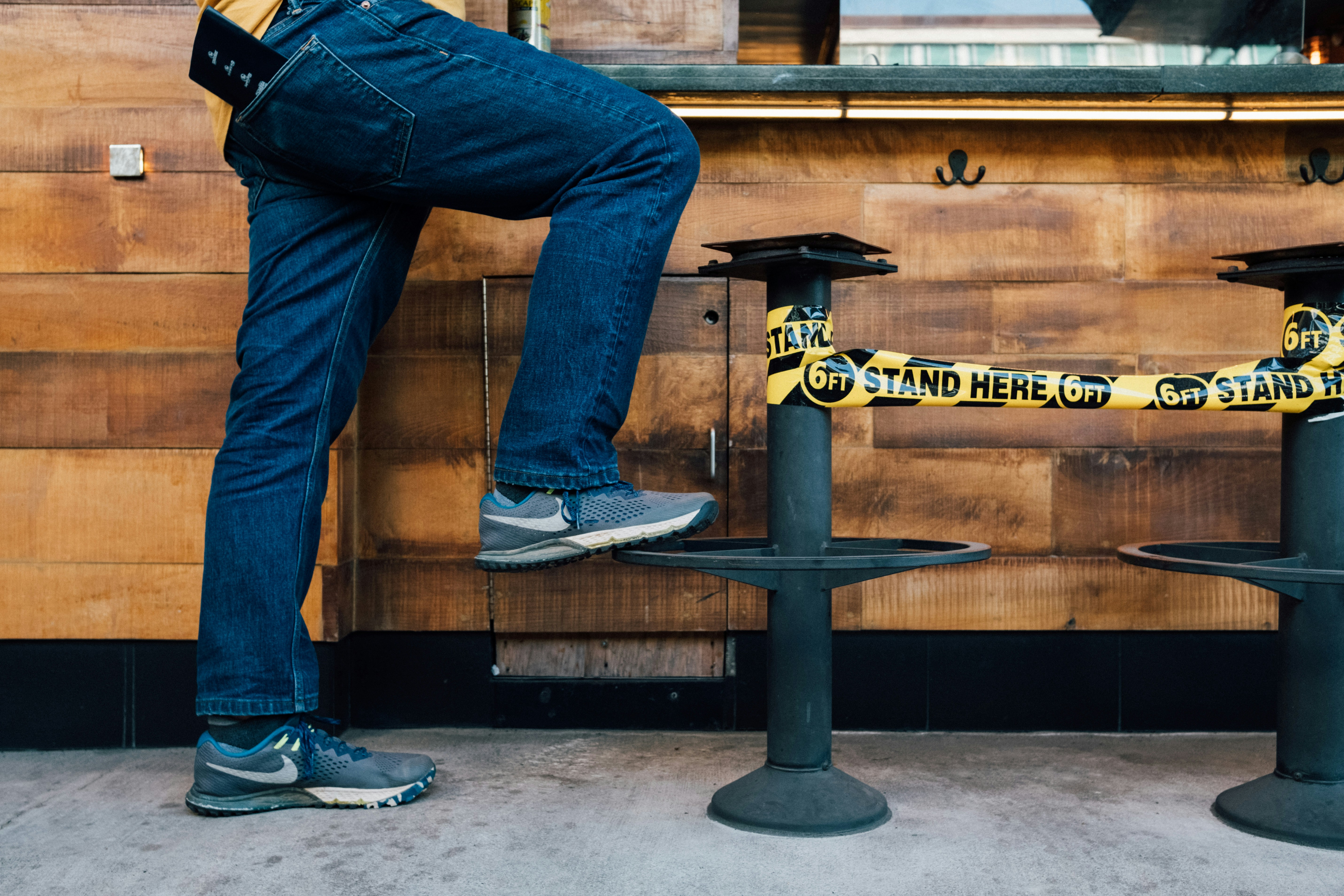 Step Up to the Bar: A Casual Moment at the Stool