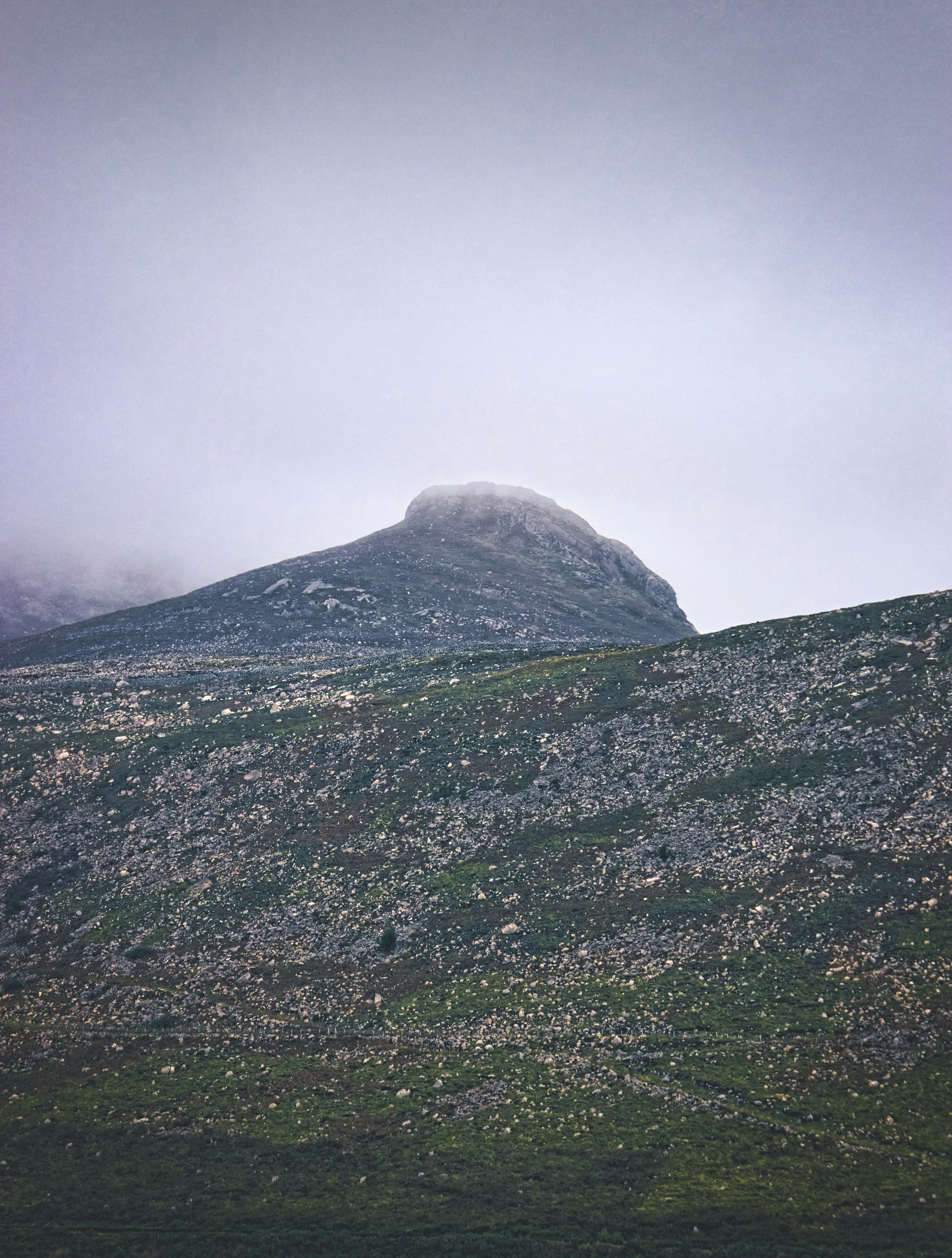 The geological formation and landmark known locally as "Wee Binnian" in the Mourne Mountains in County Down (Sep., 2020).