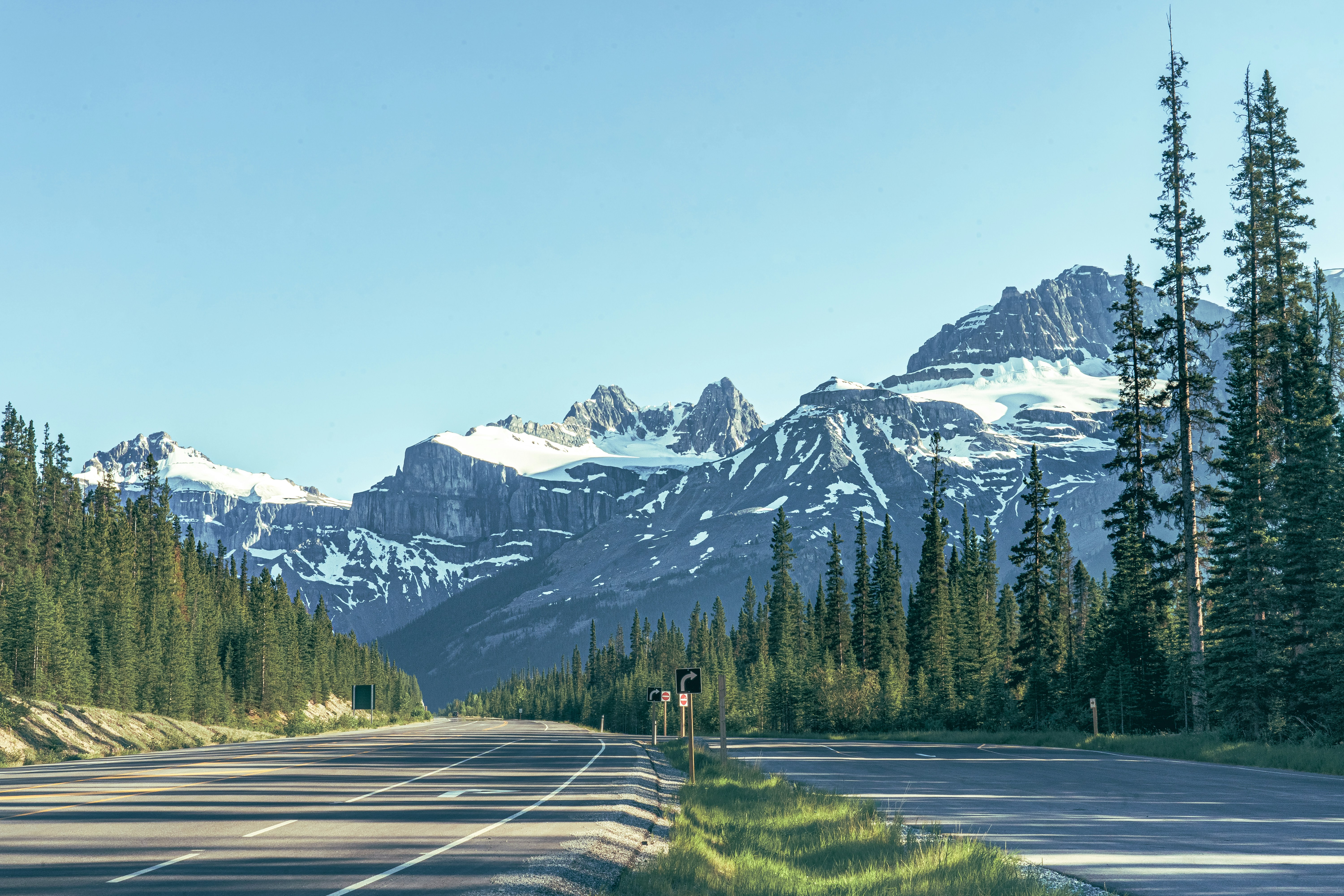 Ribboned Road to the Icebound Peaks