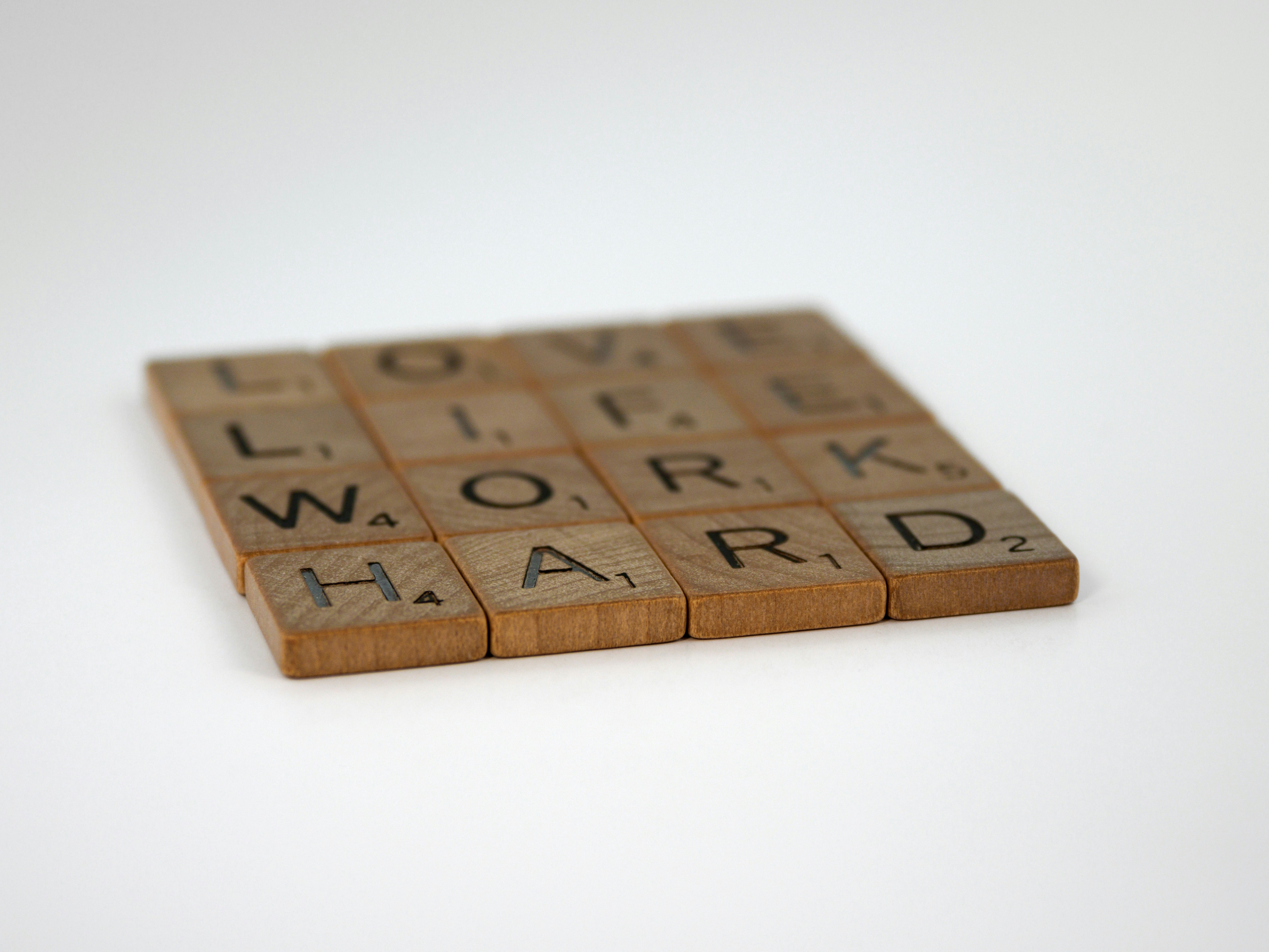 scrabble, scrabble pieces, lettering, letters, wood, scrabble tiles, white background, words, quote, letters, type, typography, design, layout, focus, bokeh, blur, photography, images, image, live life, live your life, love your life, carpe diem, yolo, mindfulness, make the most of every day, live well, enjoy life, appreciate life, one day at a time, one step at a time, life is a journey, awareness, blessed, work hard, hard work, application, full life, live life to the full, don't give up, keep going, 