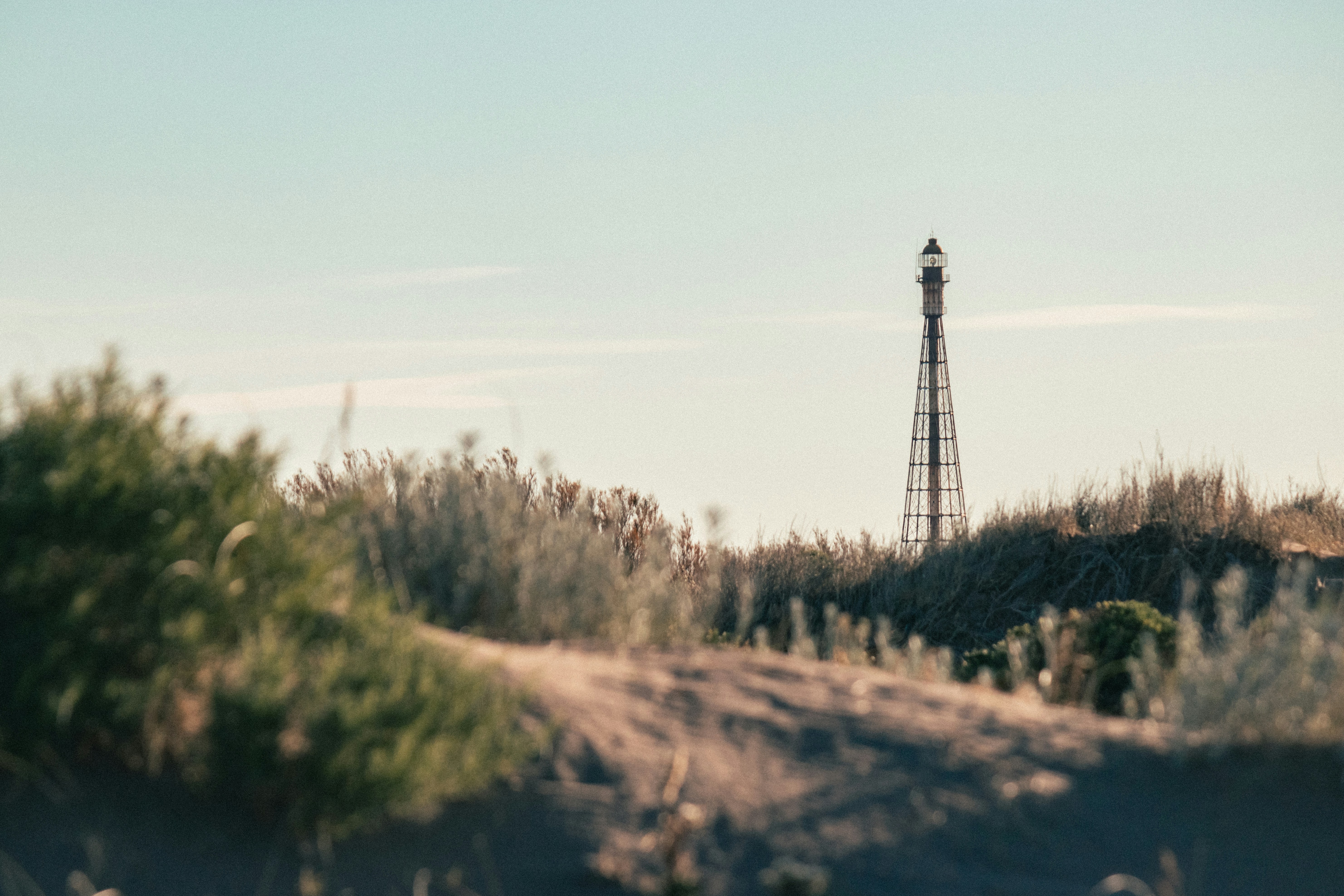 Beacon on the Dune Ridge: A Quiet Coastal Moment
