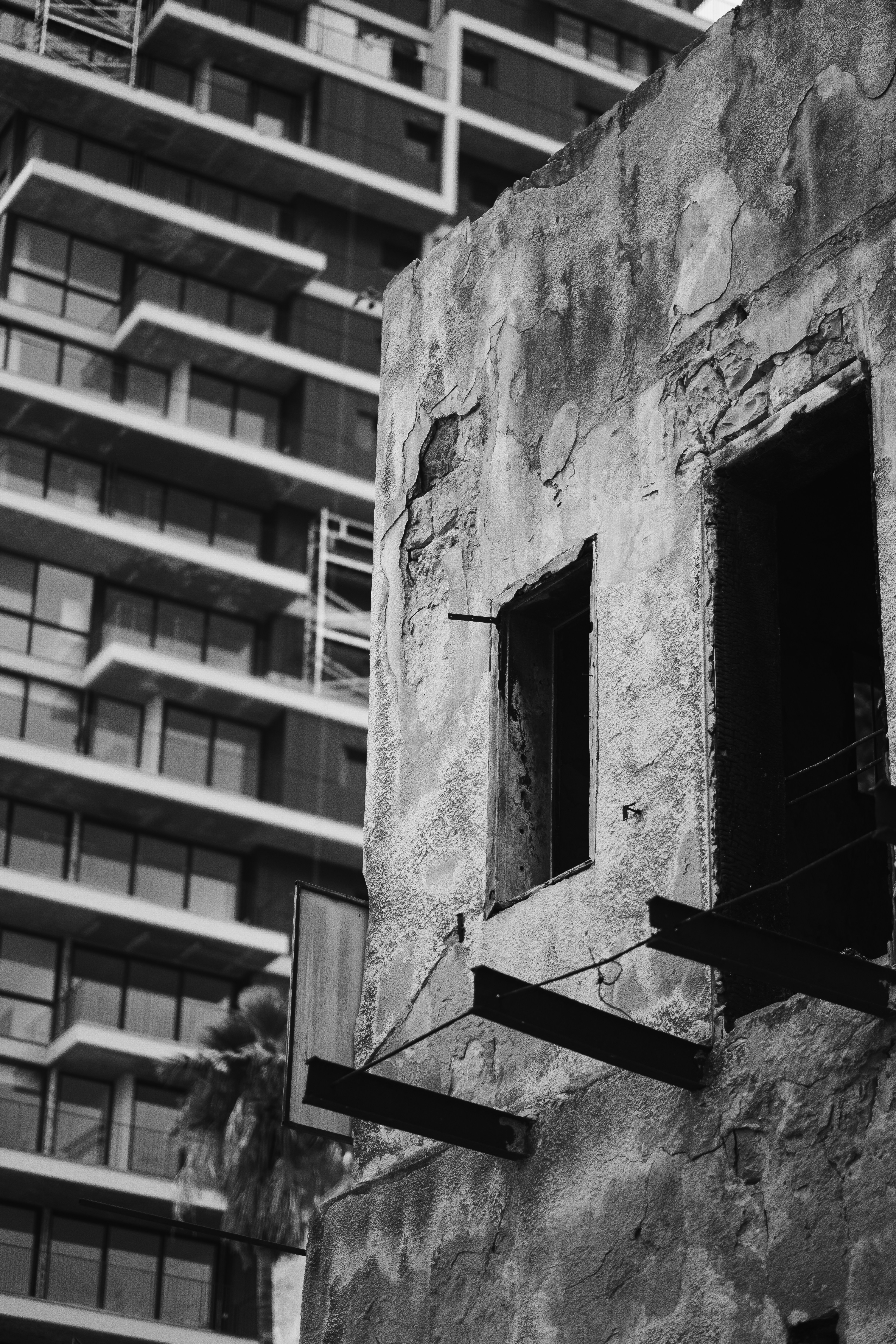 Grayscale photo of concrete building photo – Free Haifa Image on Unsplash