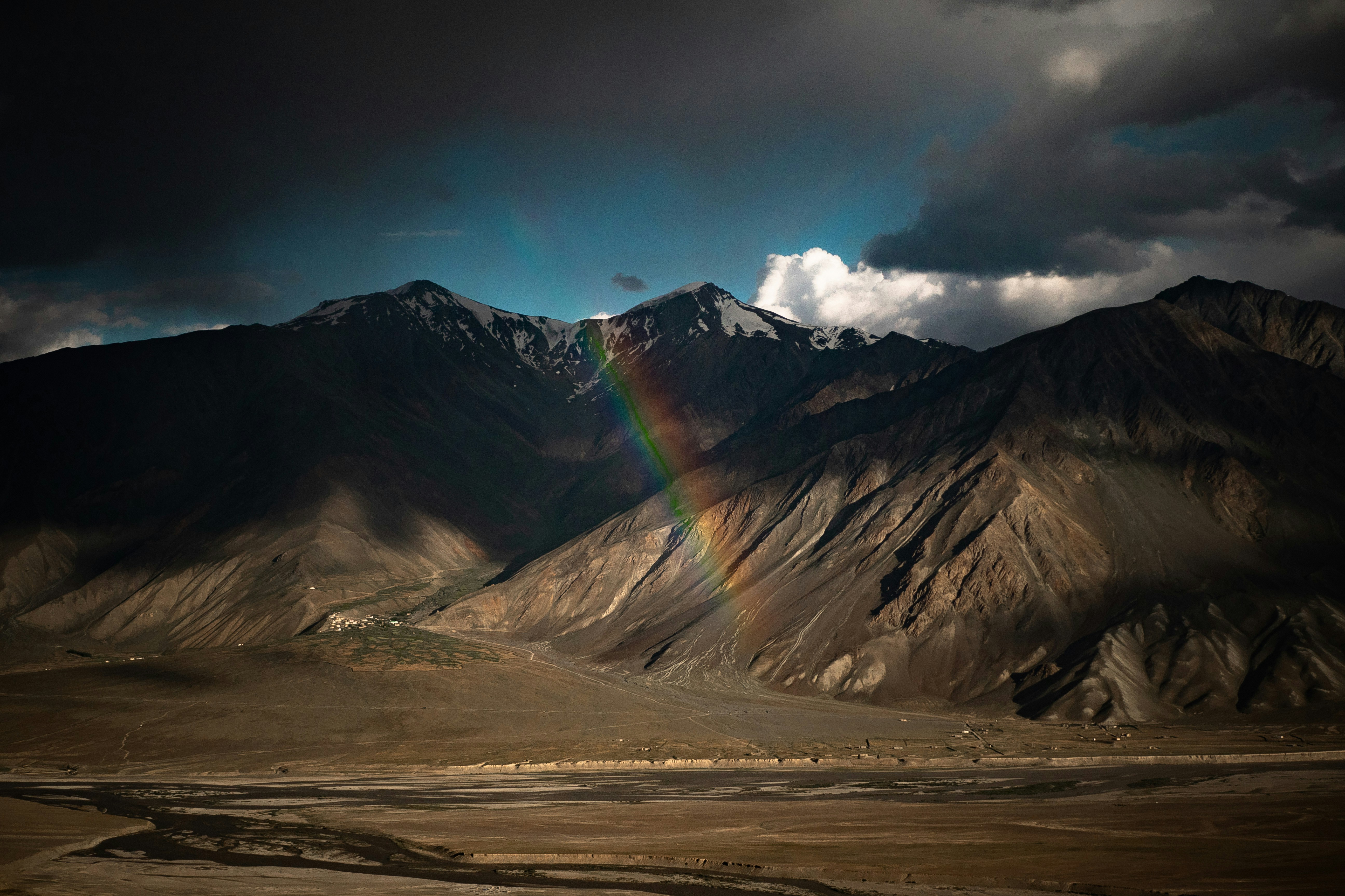 Prismatic Arc Over Himalayan Peaks