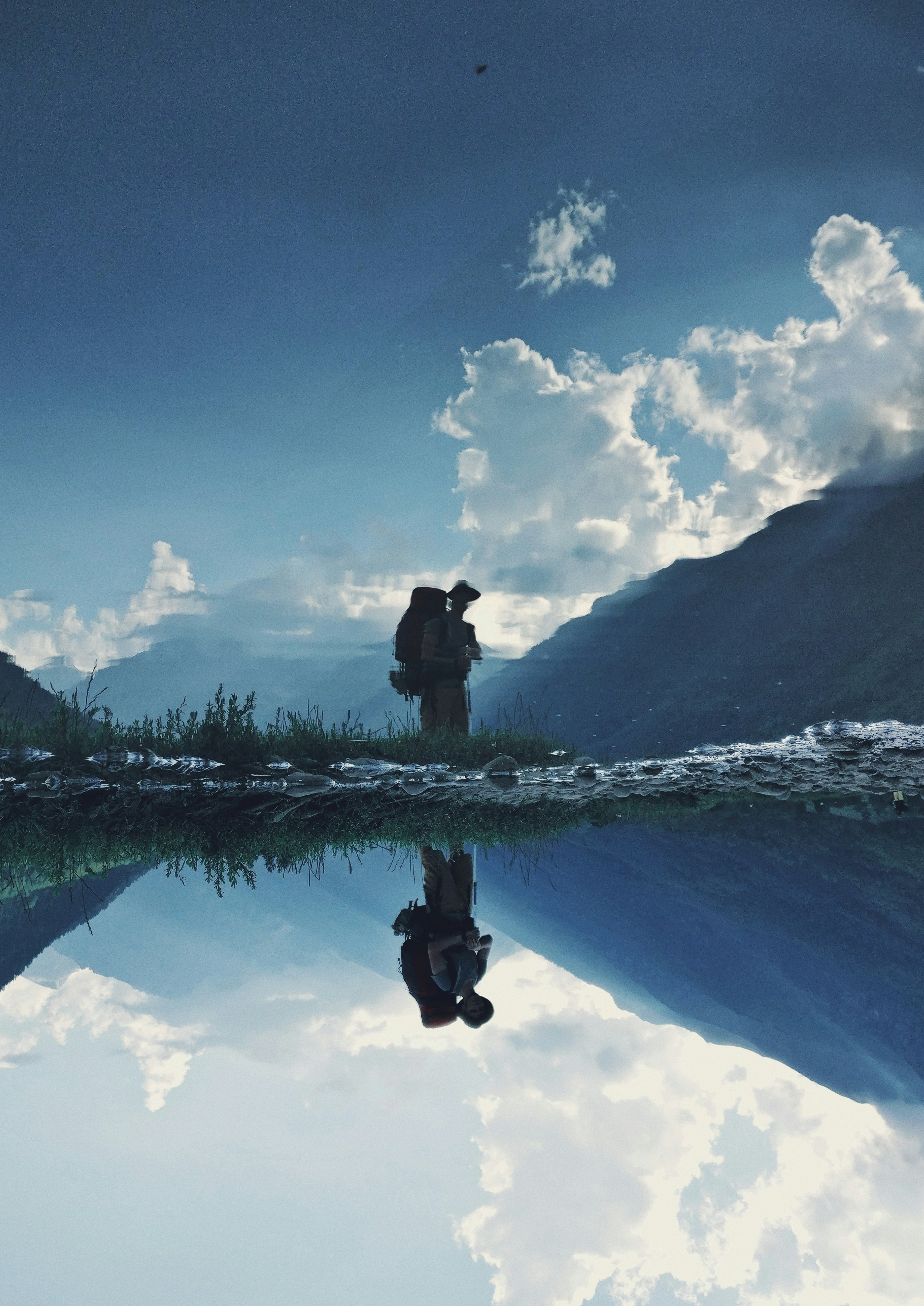 Echo in the Valley: A Hiker's Reflection