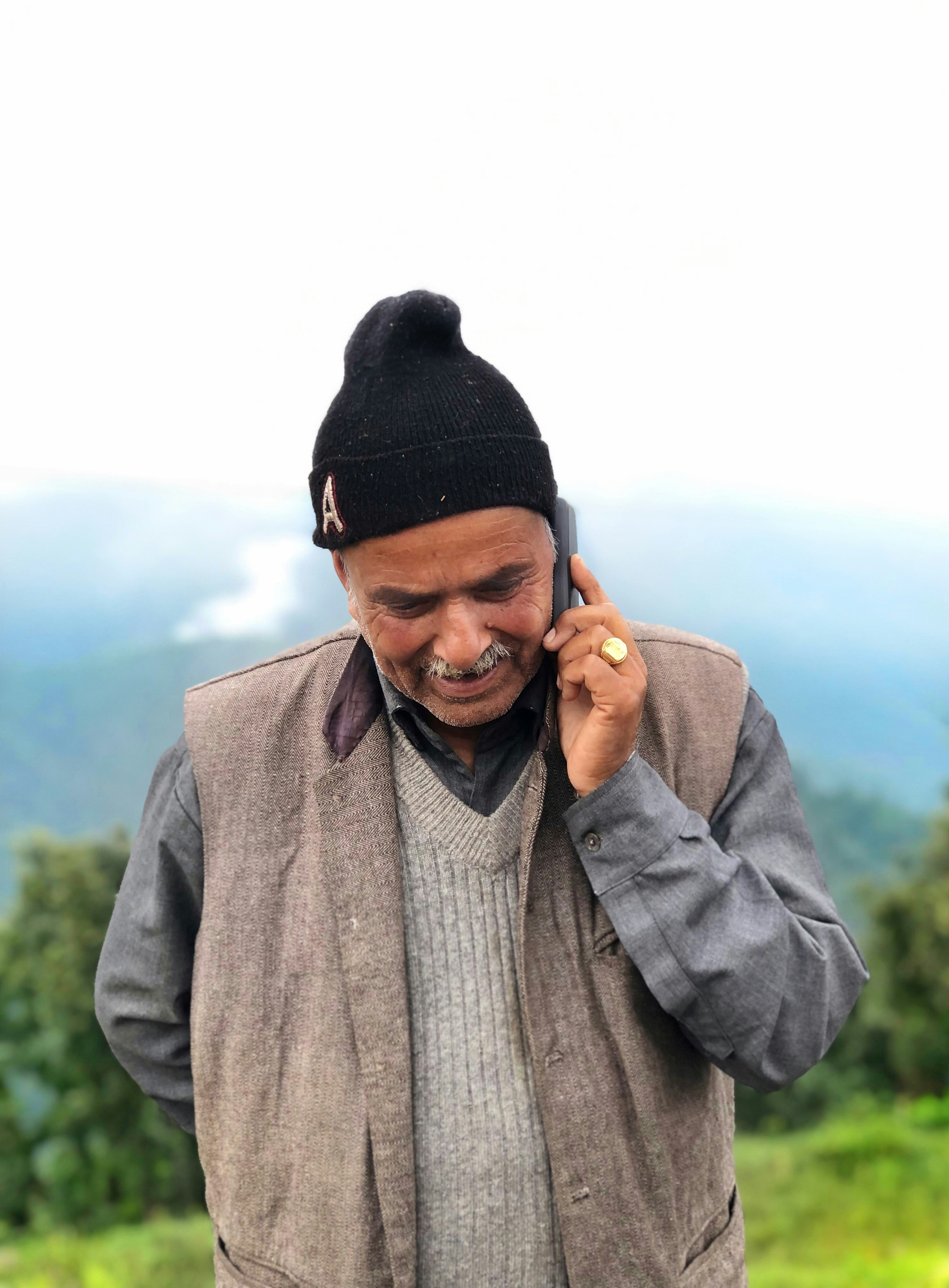 Ridgeside Conversation: A Verdant Hilltop Moment