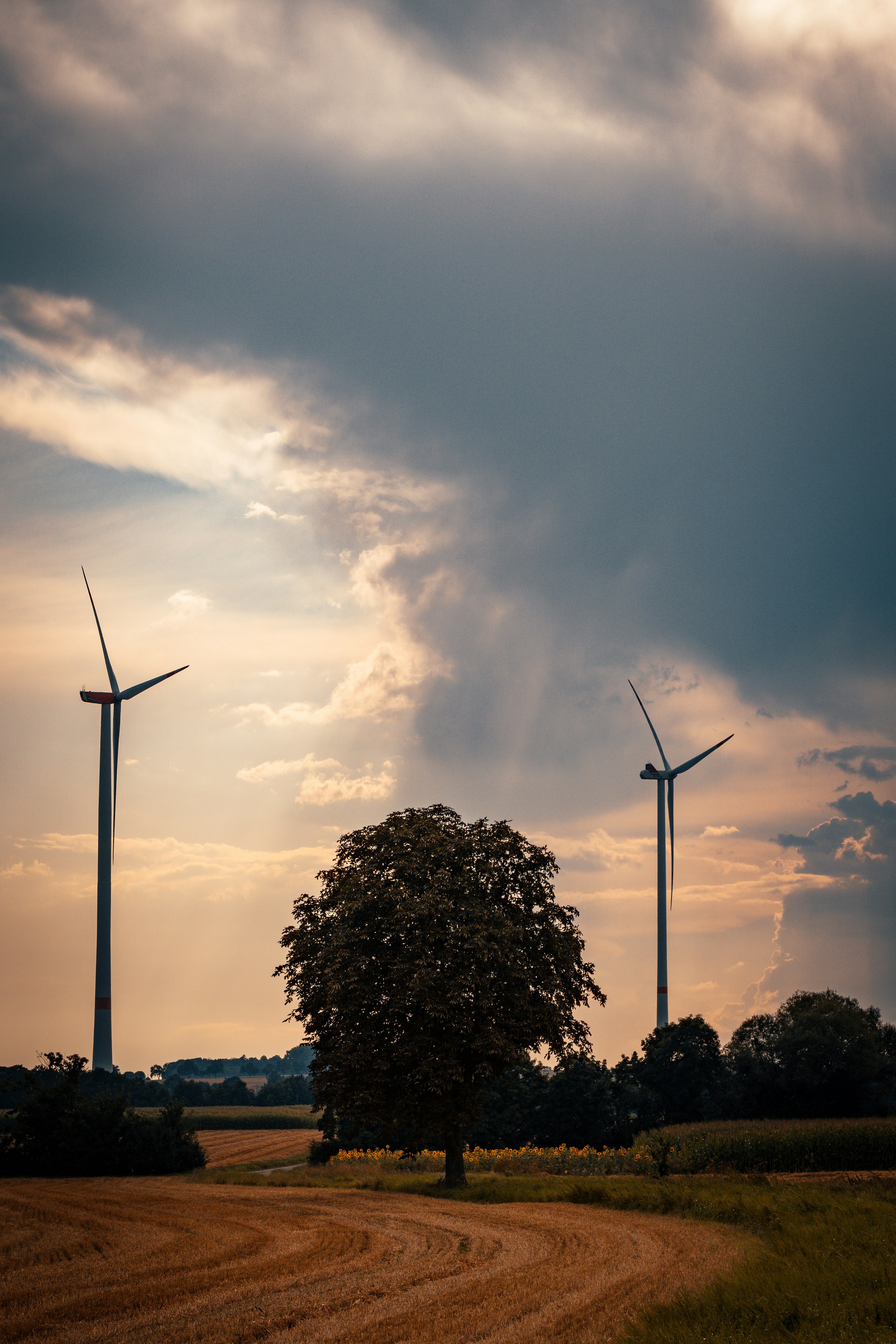 Gray electric post under gray clouds during daytime photo – Free Wind ...