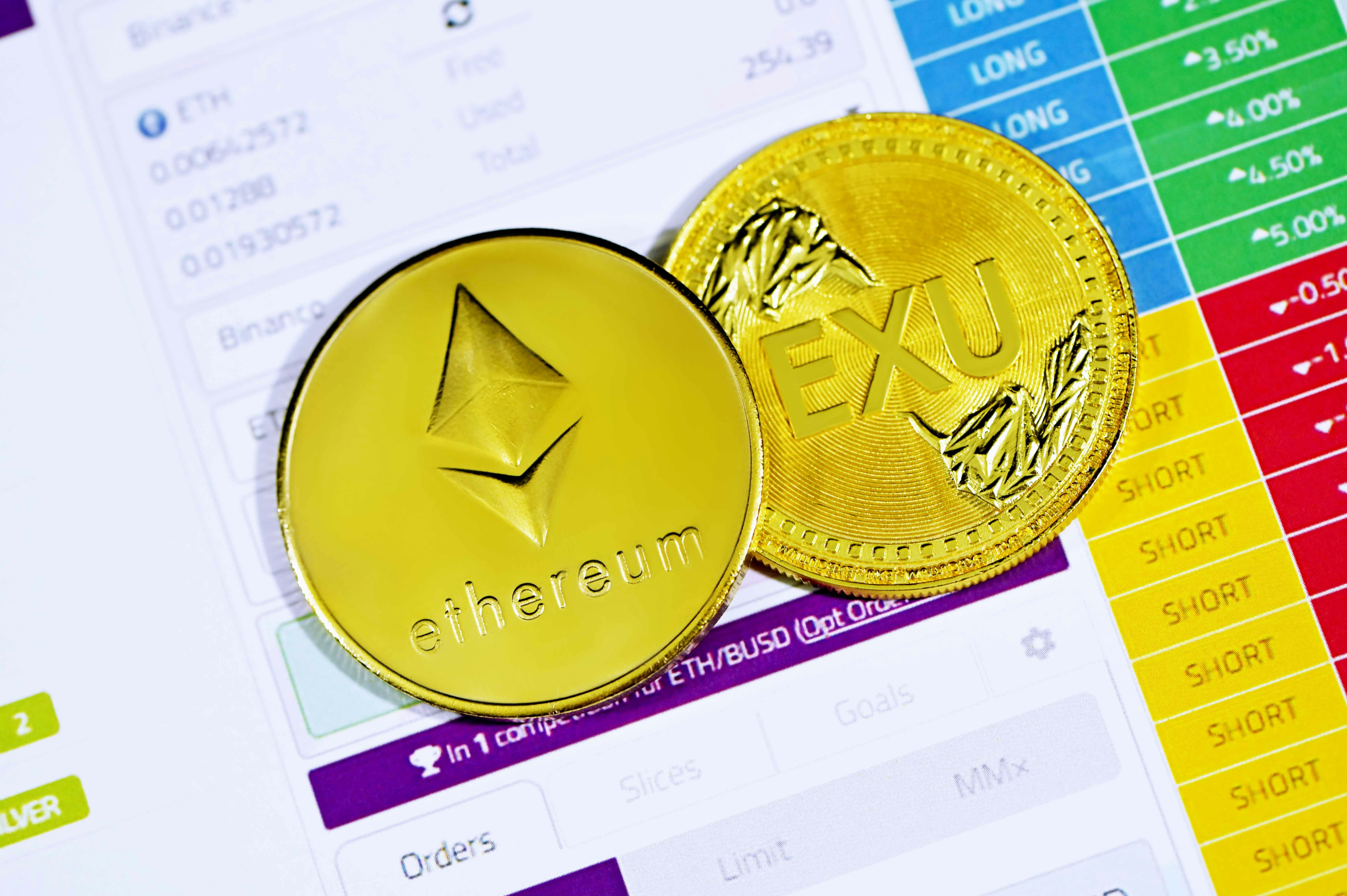 Gold round coin on white printer paper photo – Free Money Image on Unsplash