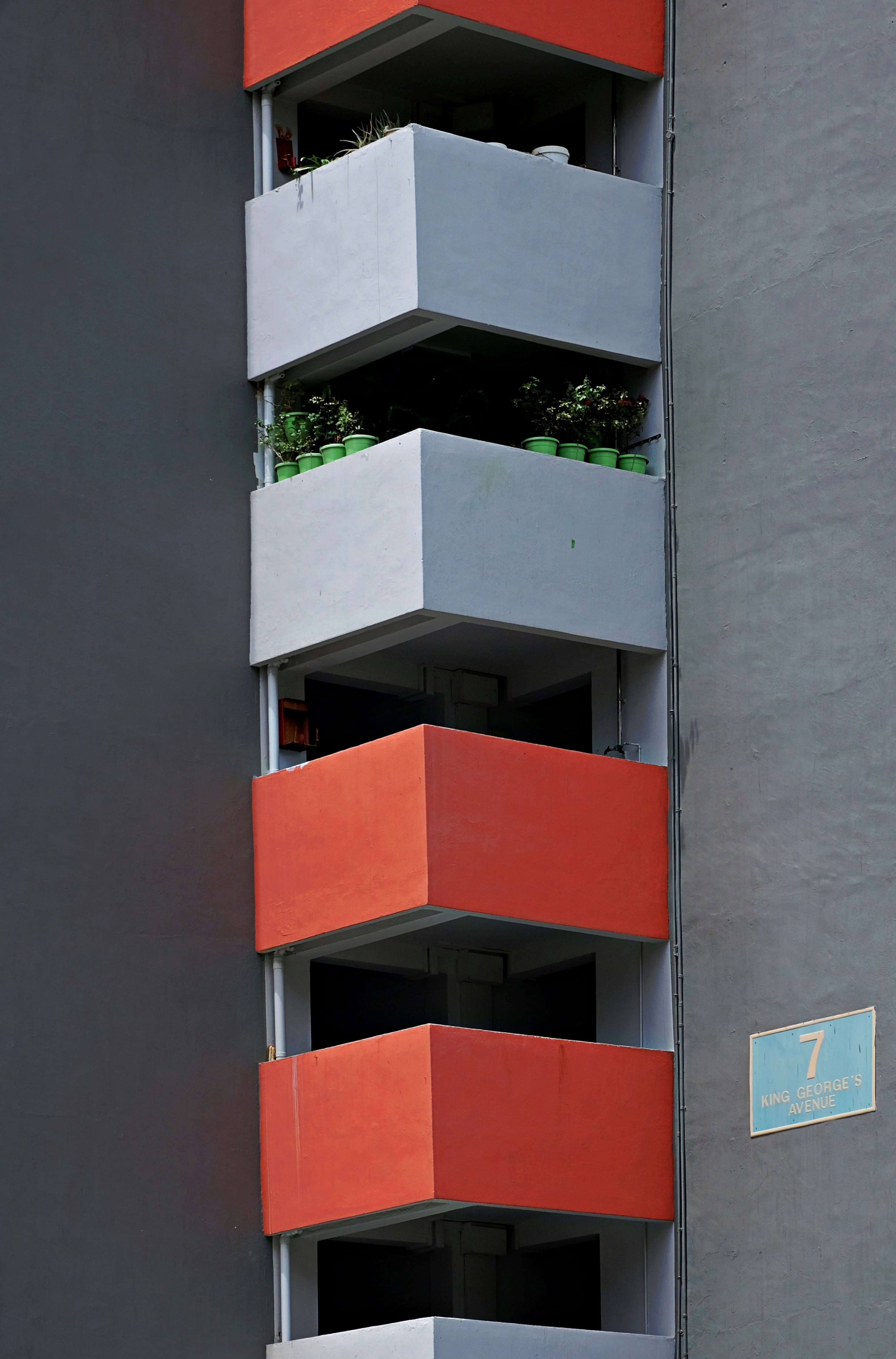 White and red concrete building photo – Free Singapore architecture ...