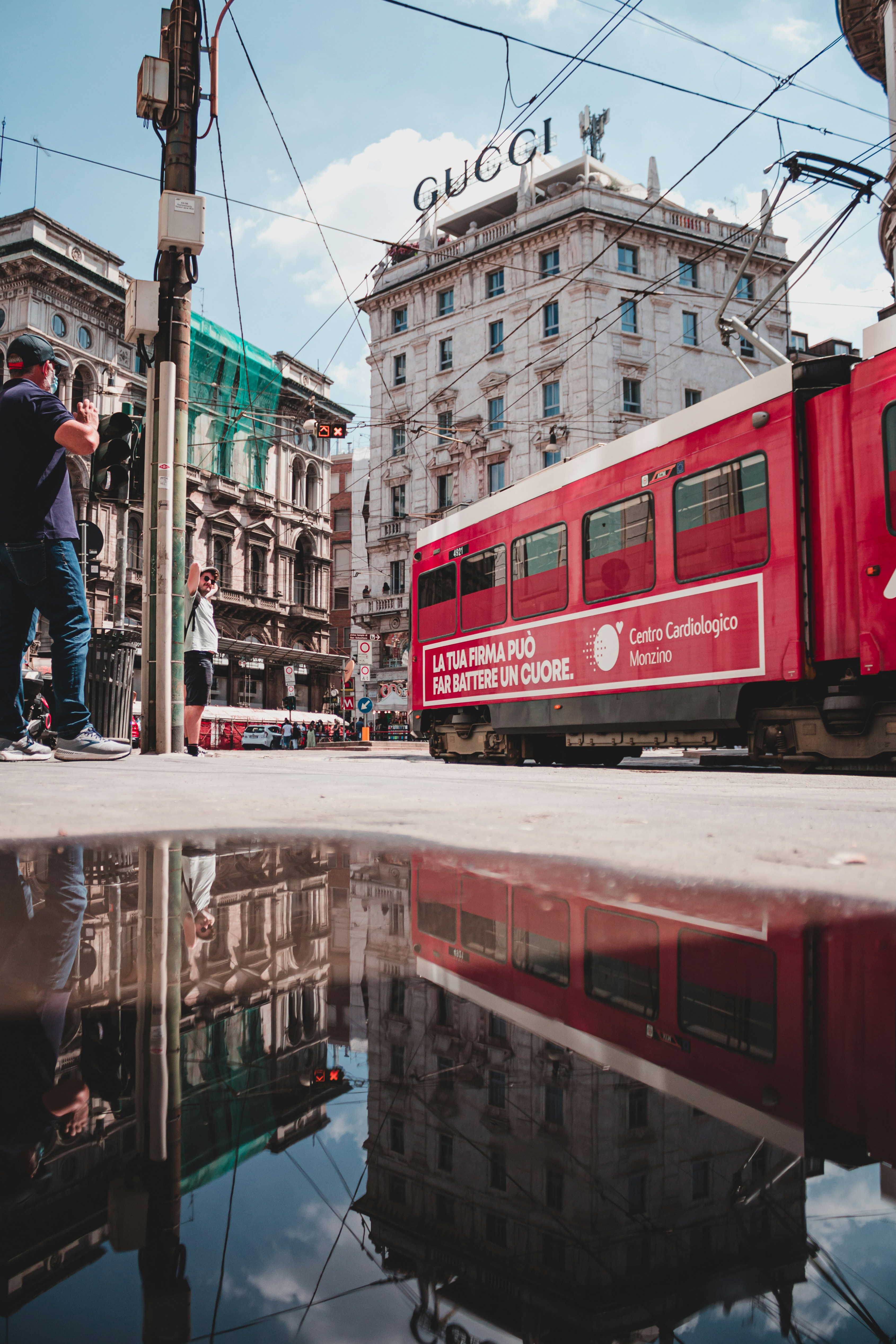 City Pulse and Red Rail: Reflections at a Busy Crossroad