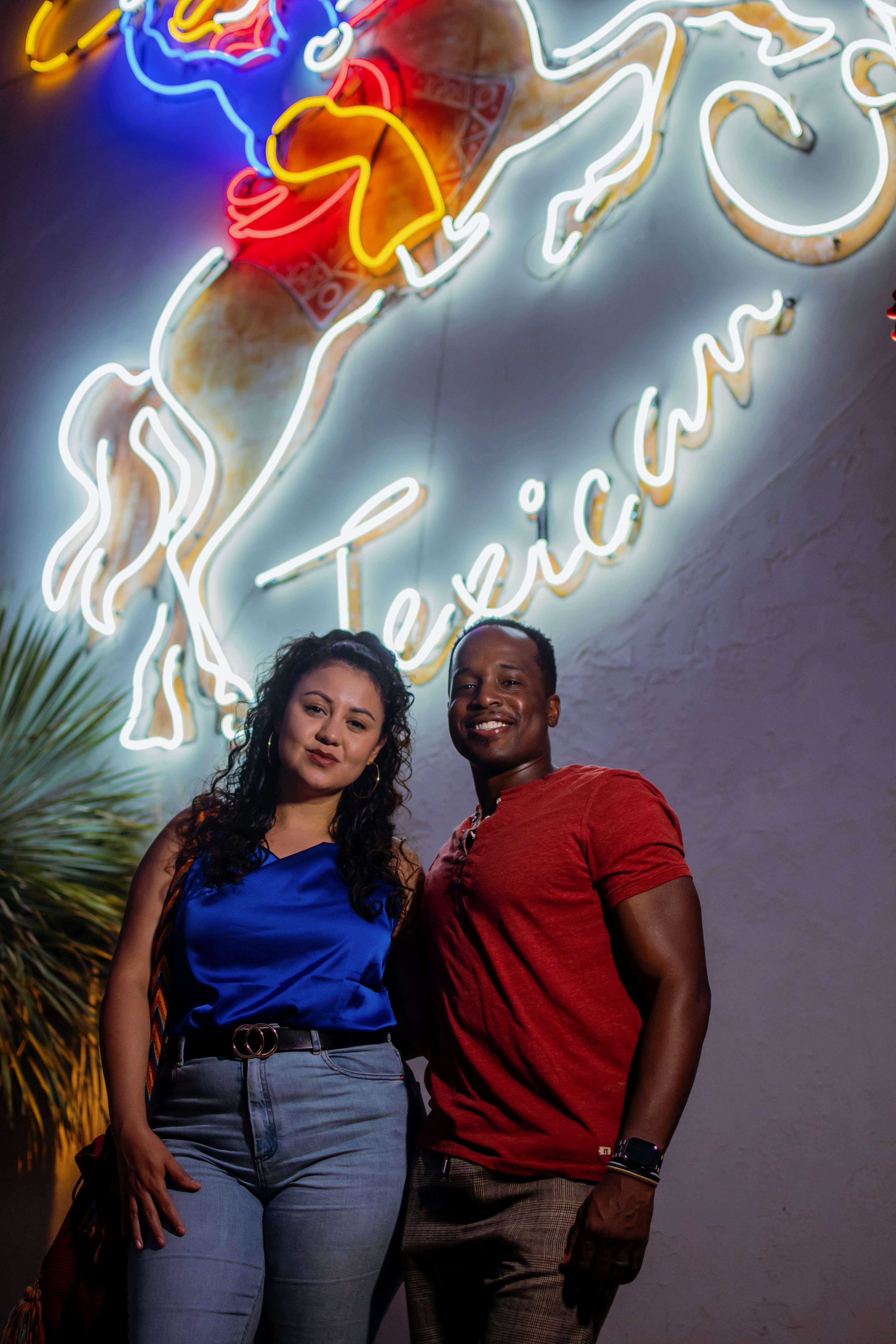 Neon Nights: A Vibrant Duo