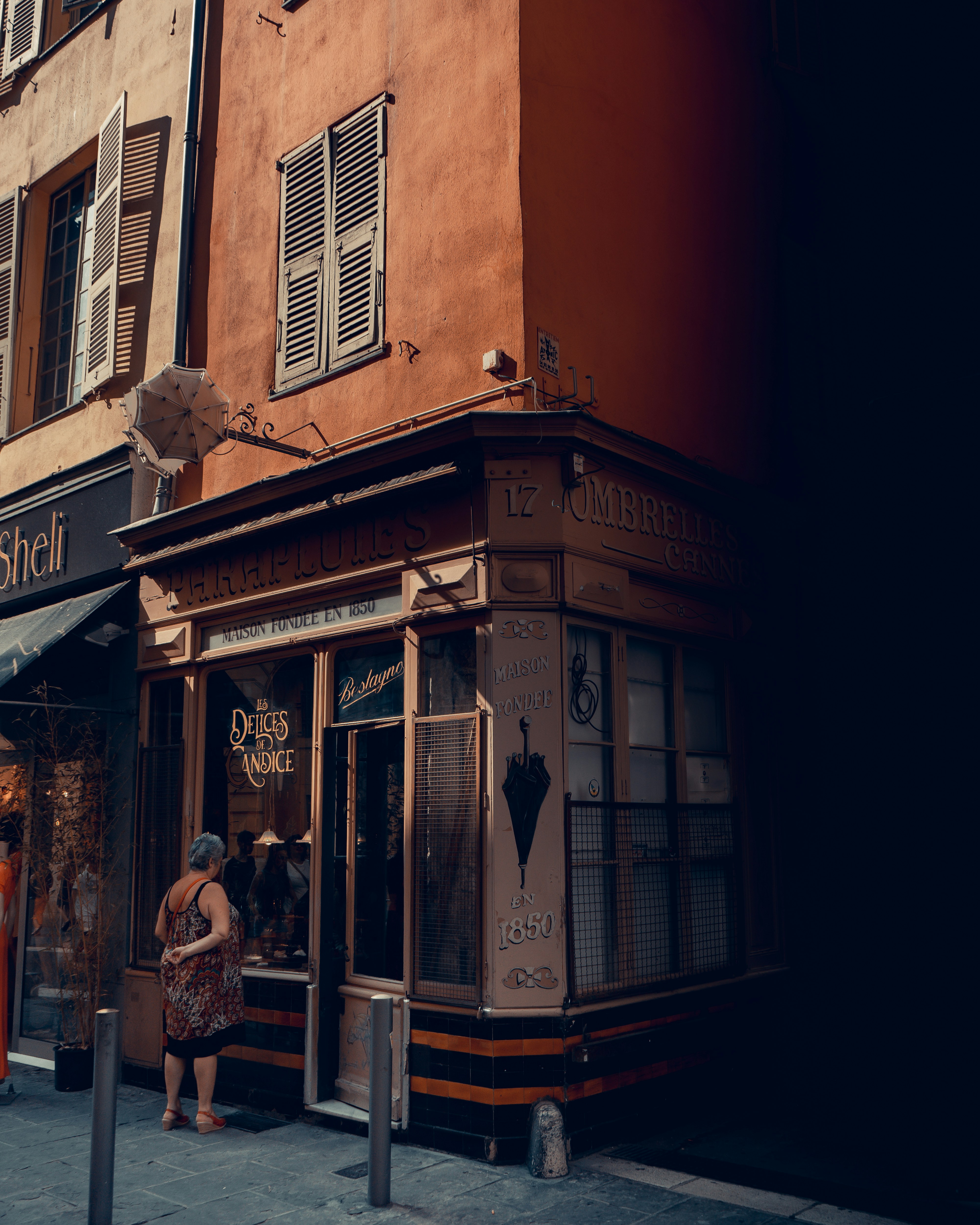 Corner Boutique on a Warm Rue