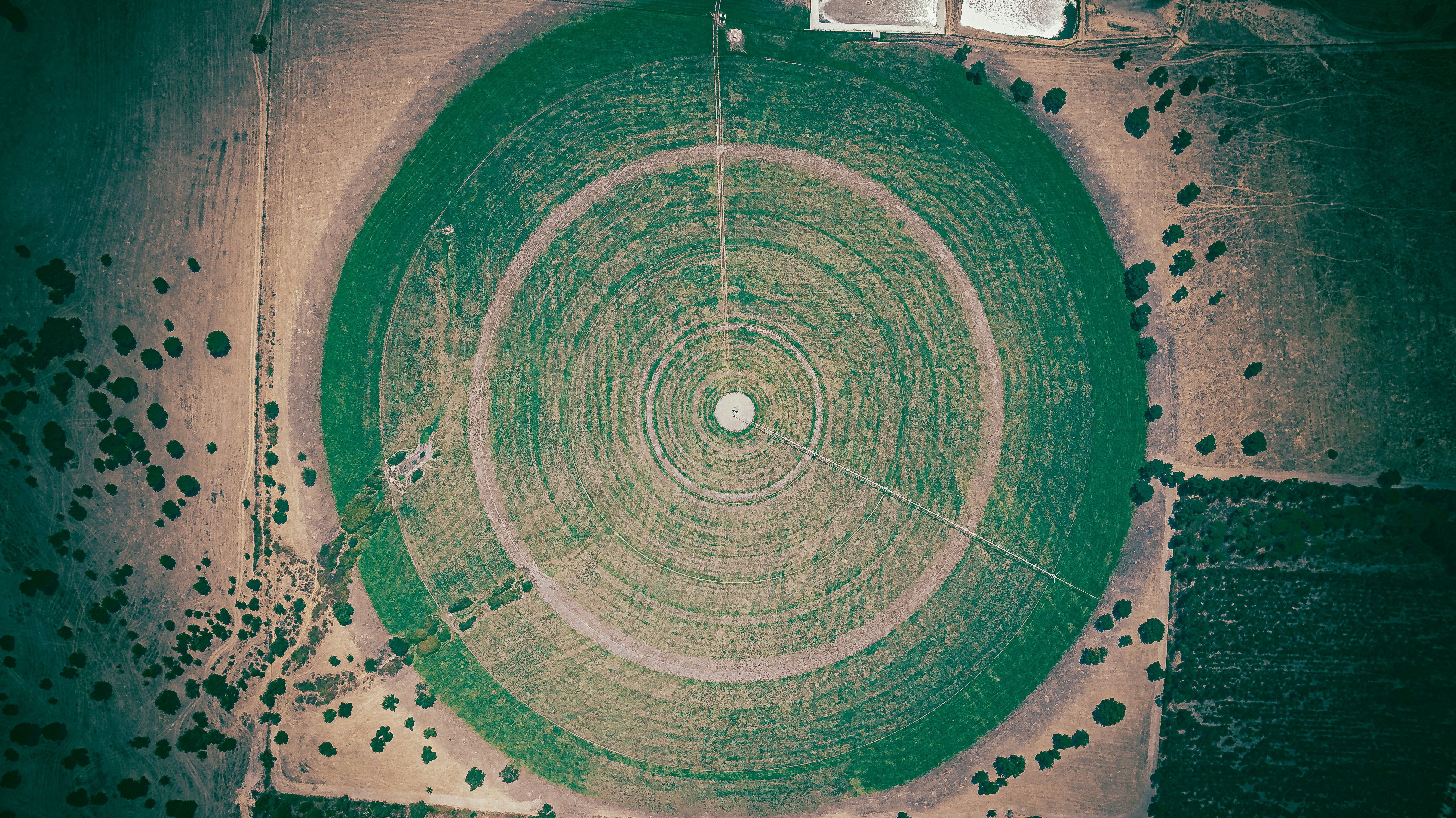 Circular Echoes: Aerial Concentric Field