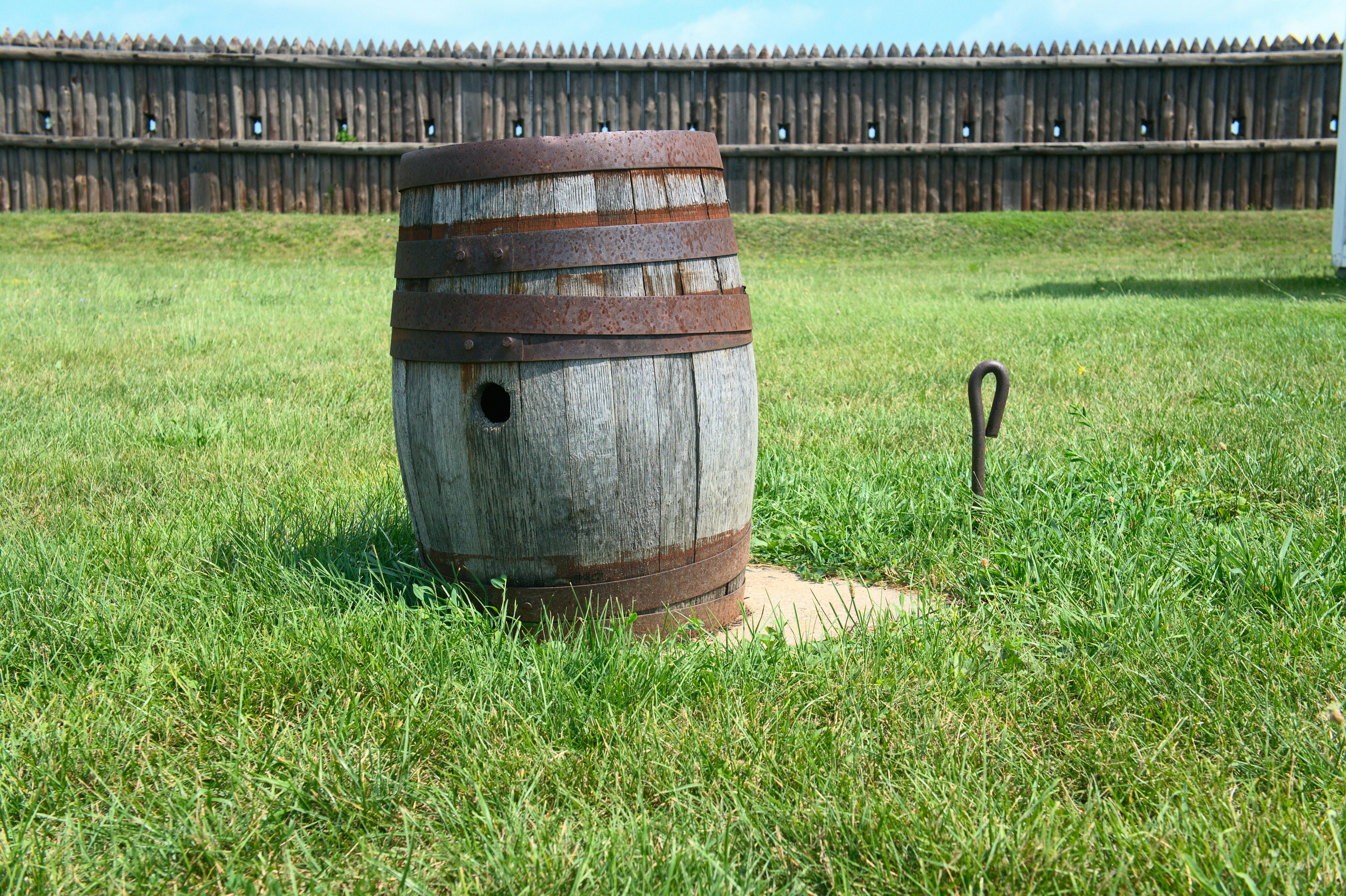 Echoes of History: The Weathered Barrel