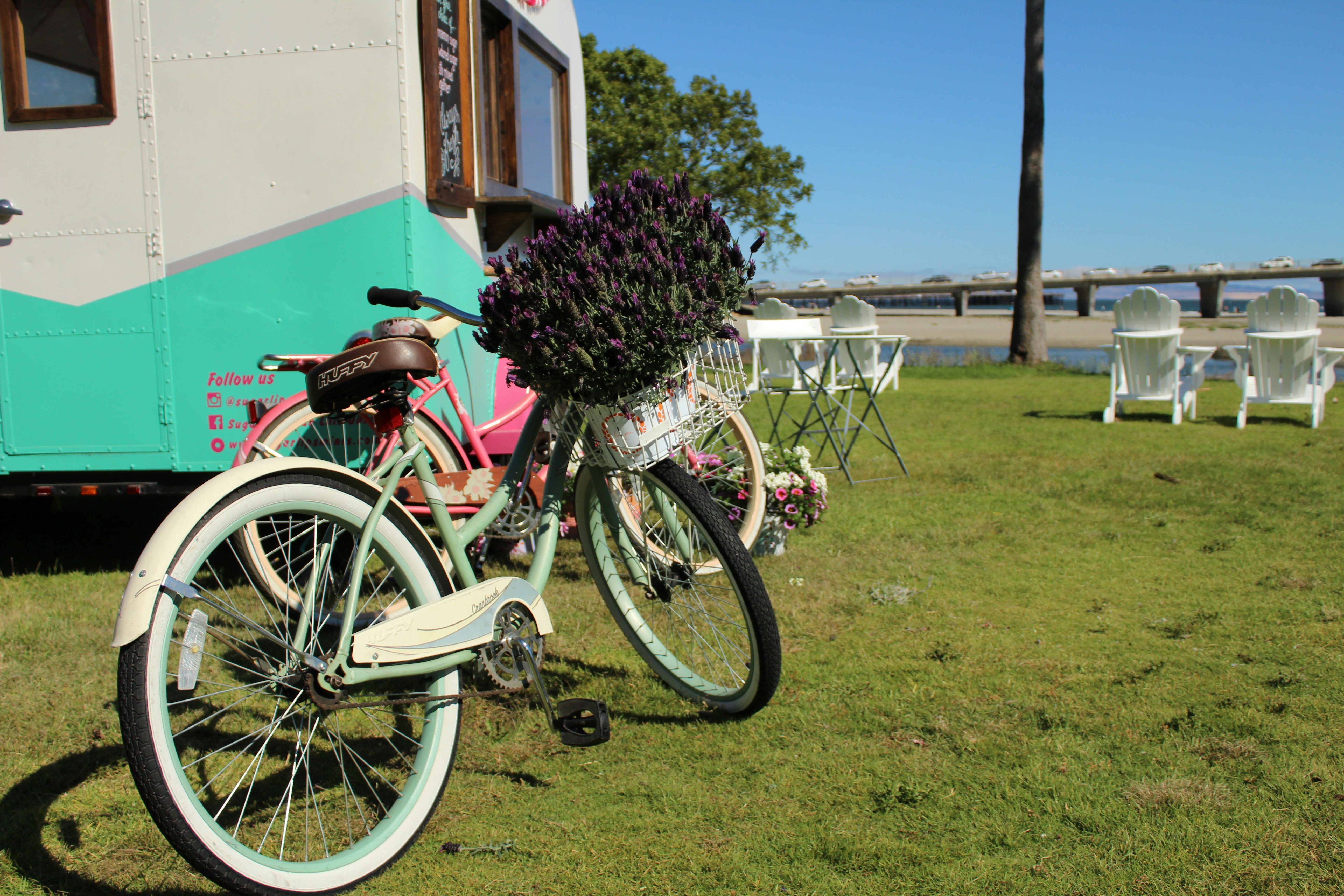 Pastel Cruiser by the Seaside Lawn