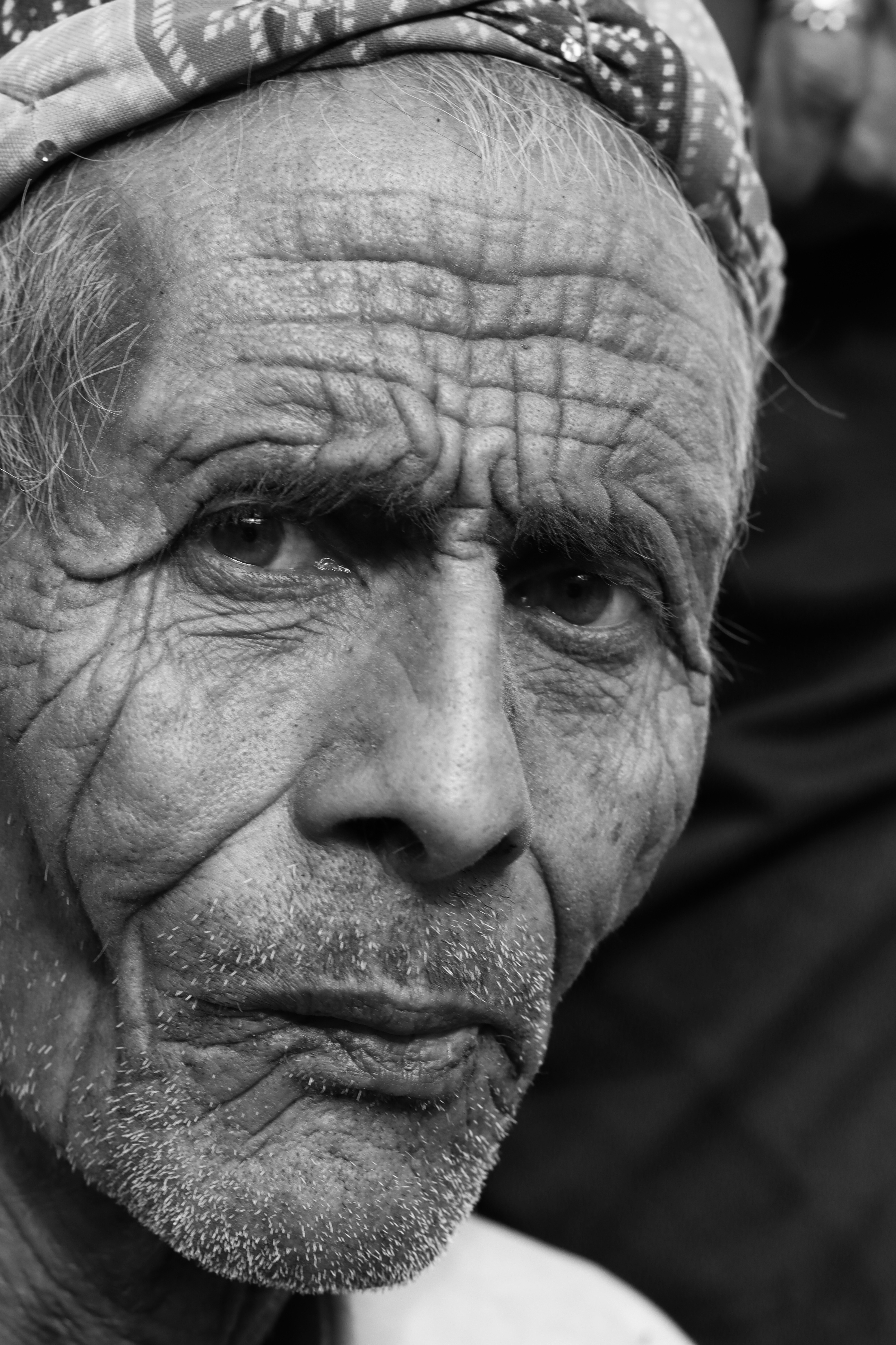 Mans face in grayscale photo – Free Portraits Image on Unsplash