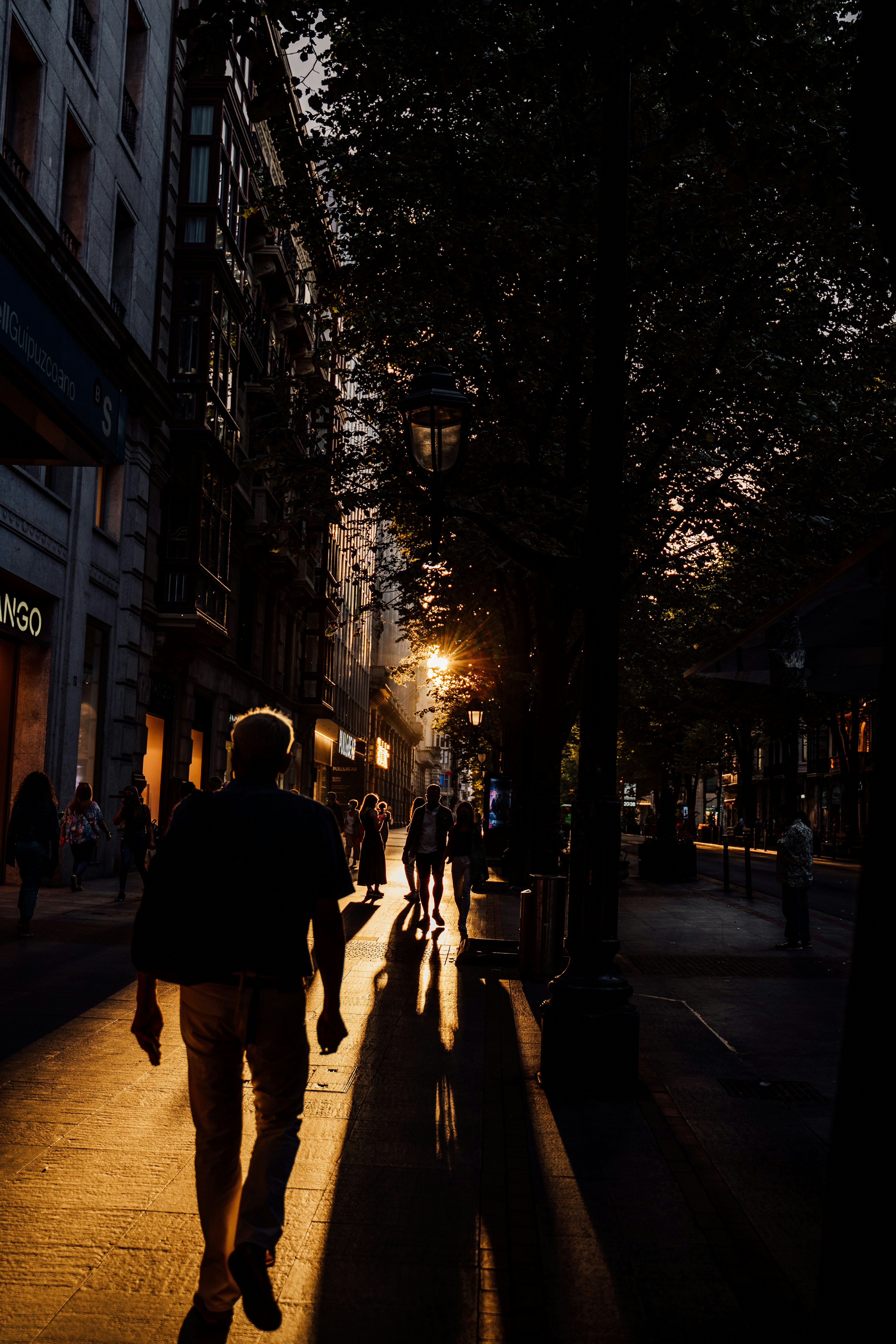 People Walking At Night