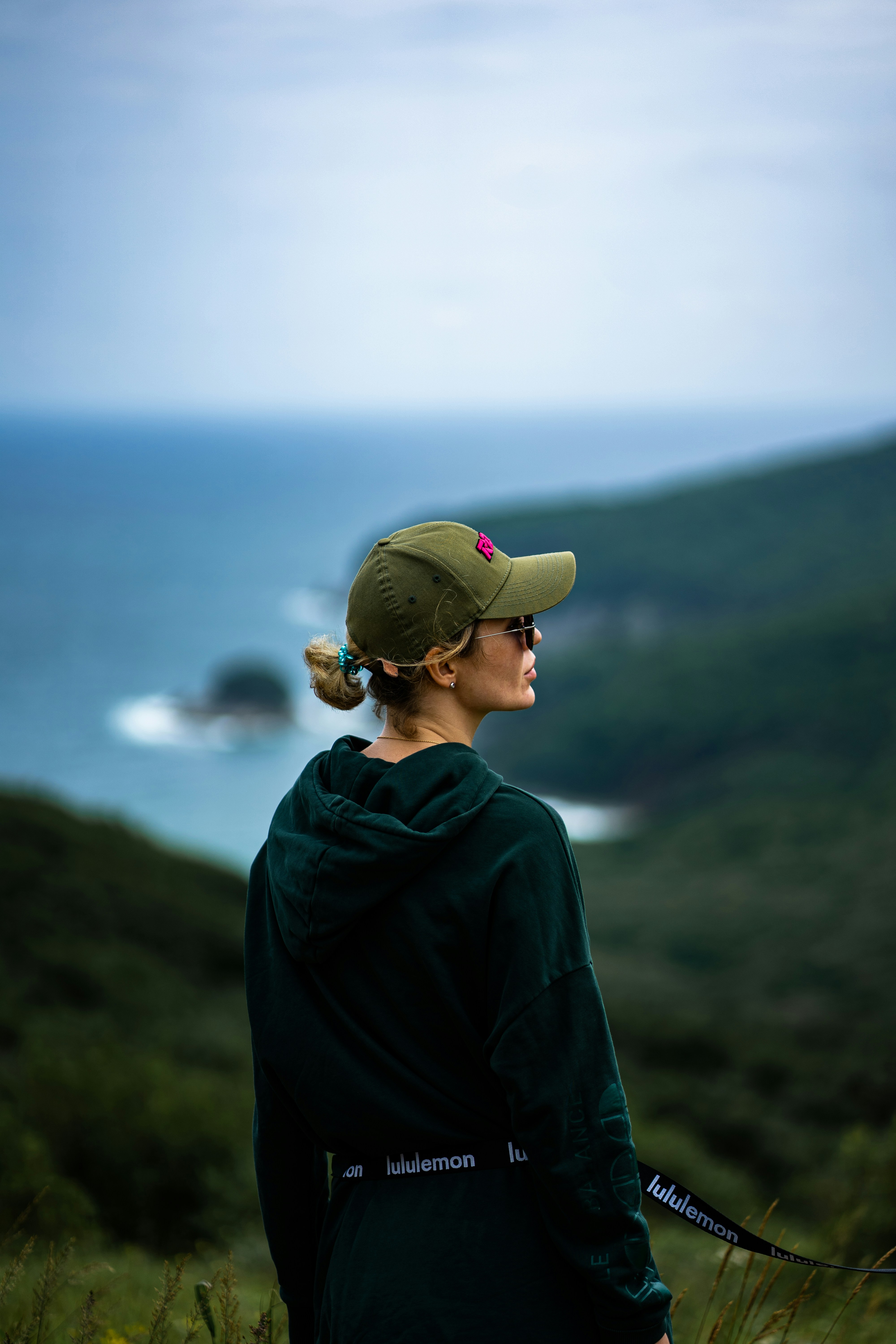 Profile Against the Pacific Ridge: Solitude in a Green Coastal Vista