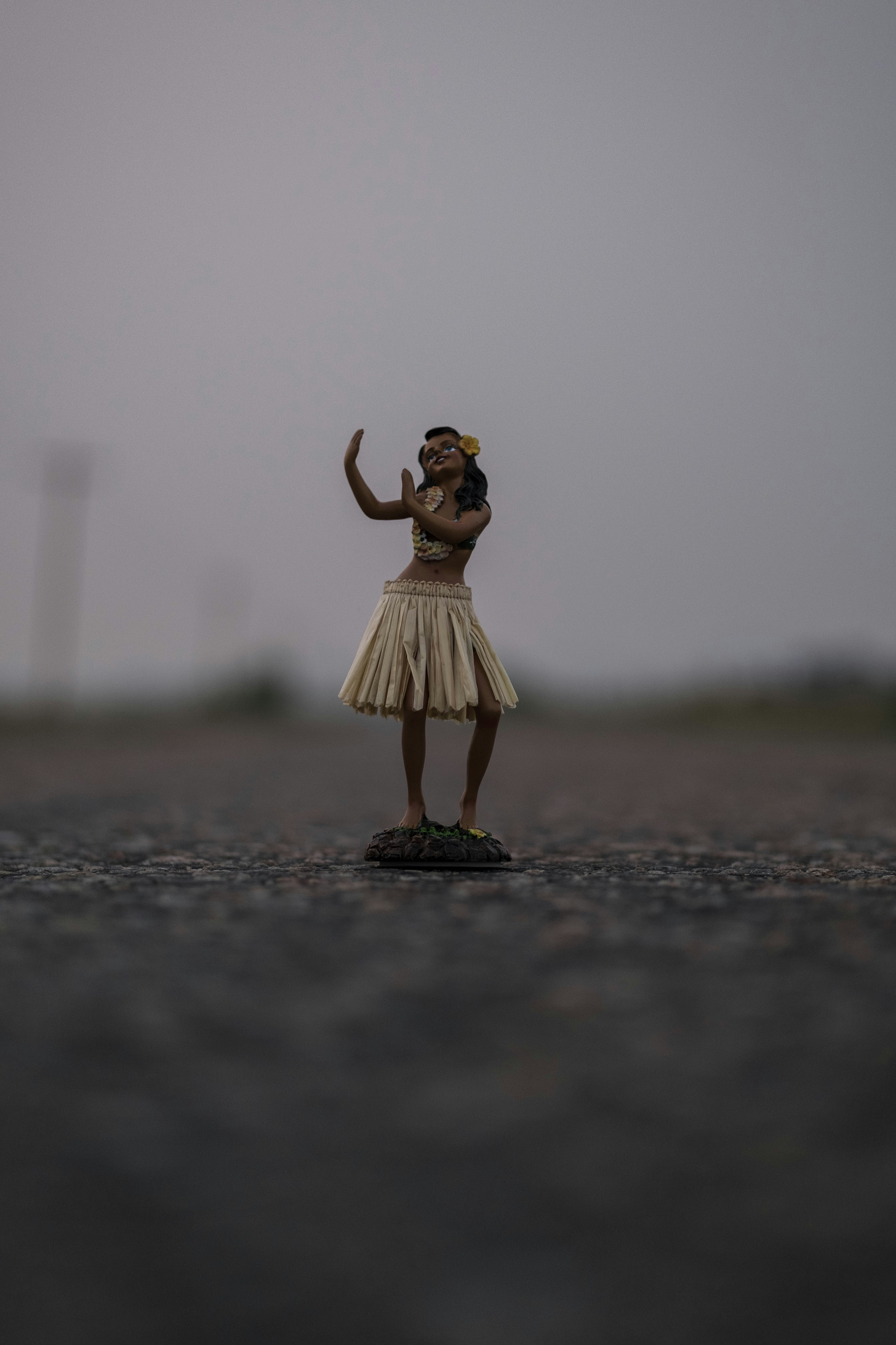 girl in white dress standing on water