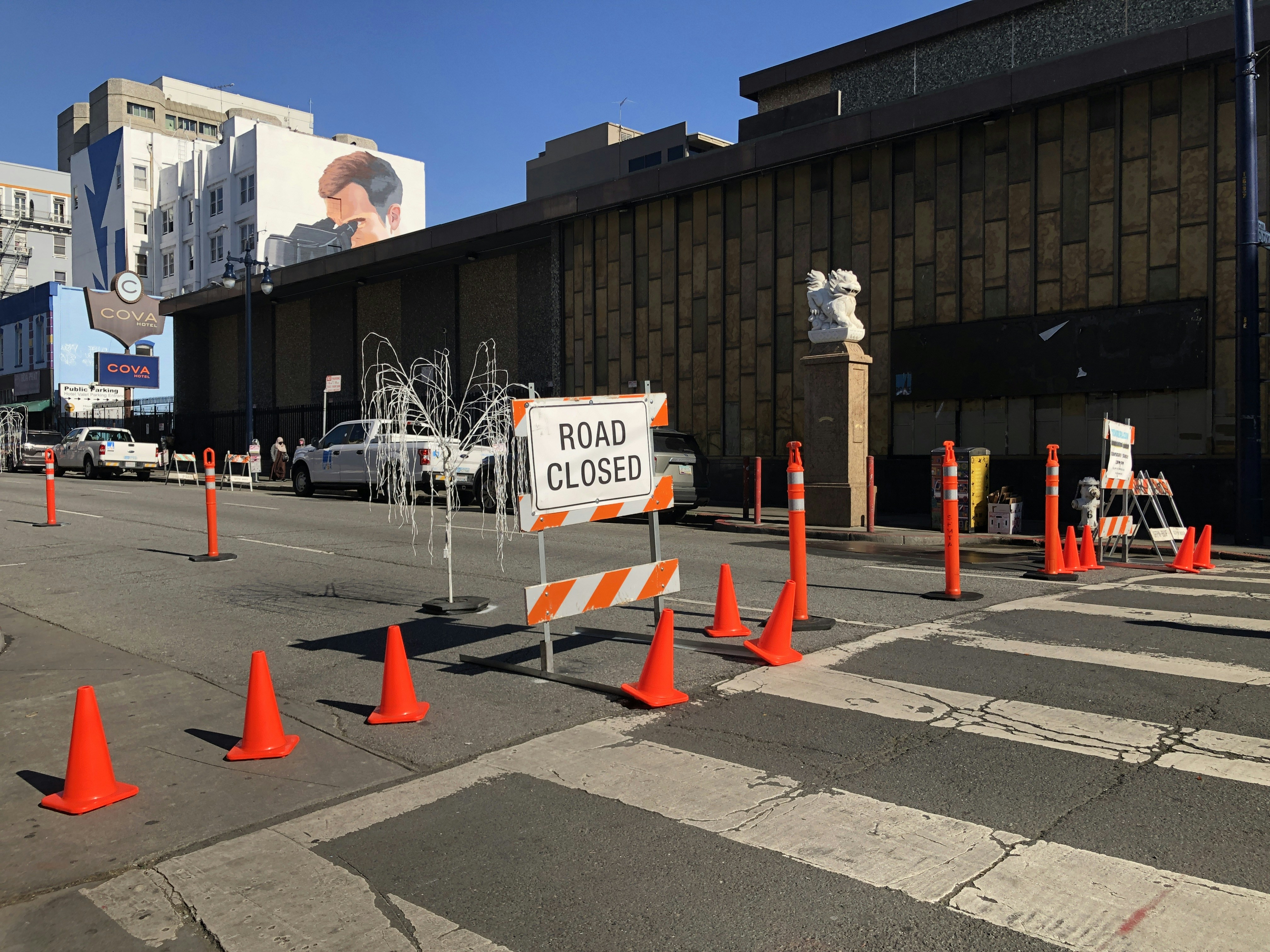 Red and white stop sign on gray concrete road during daytime photo ...