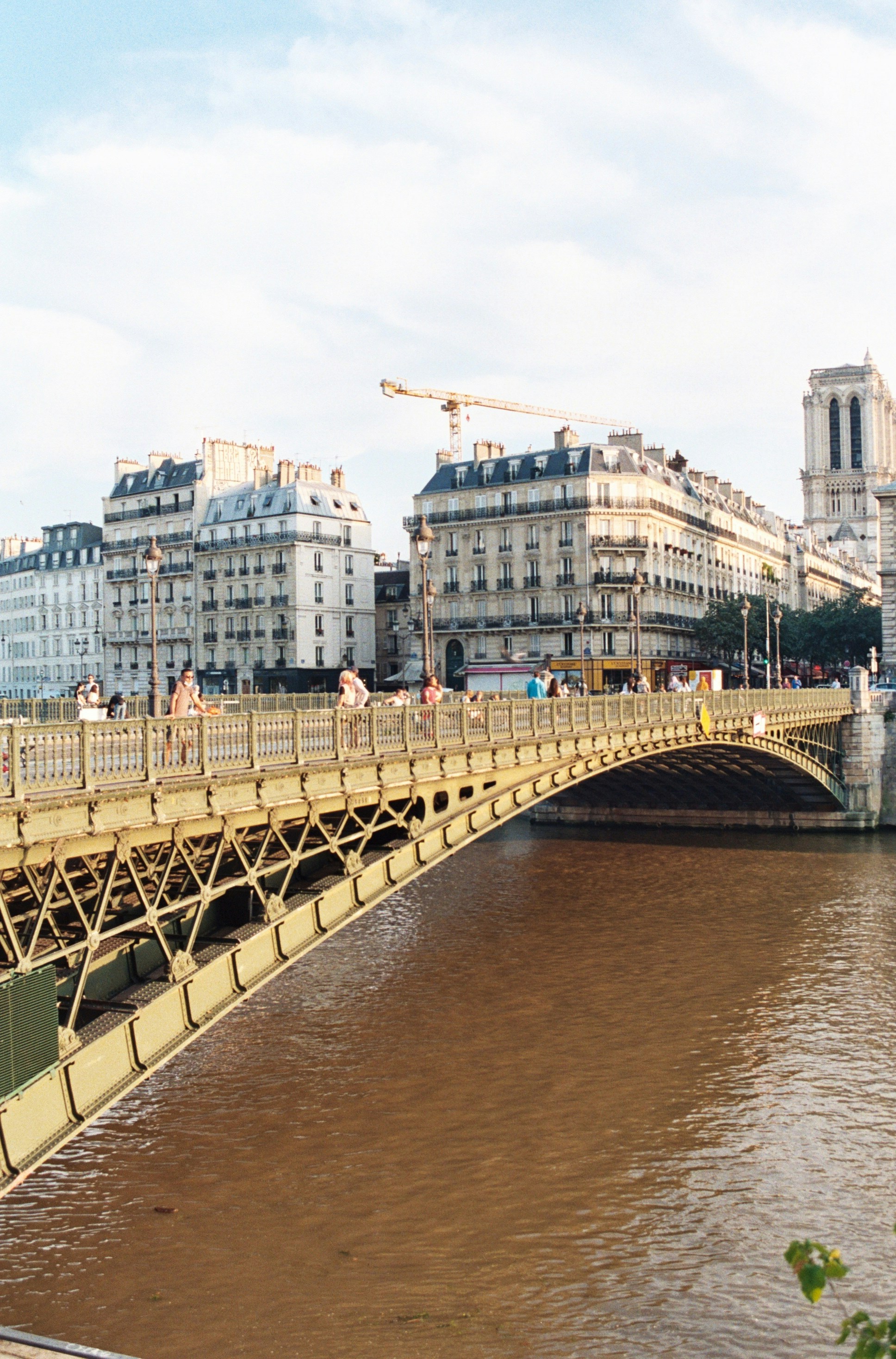 White concrete building near bridge and body of water during daytime photo – Free Paris Image on ...