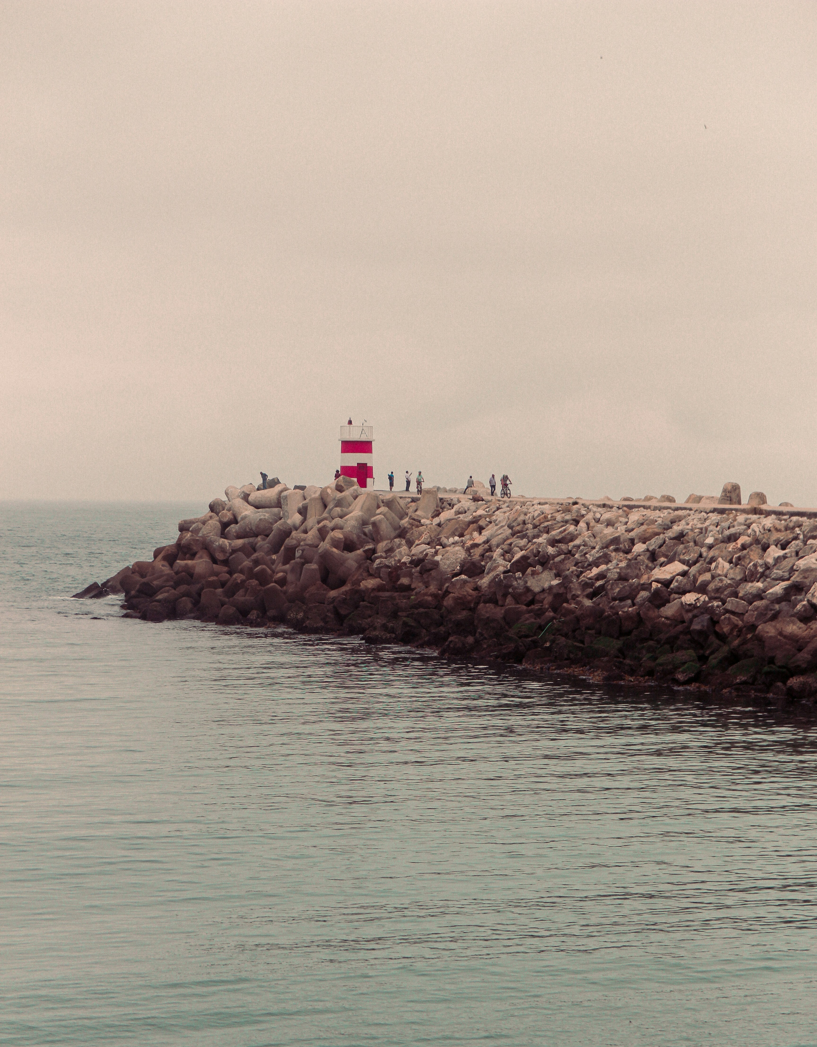 Gray rock formation on sea during daytime photo – Free Nazaré Image on ...