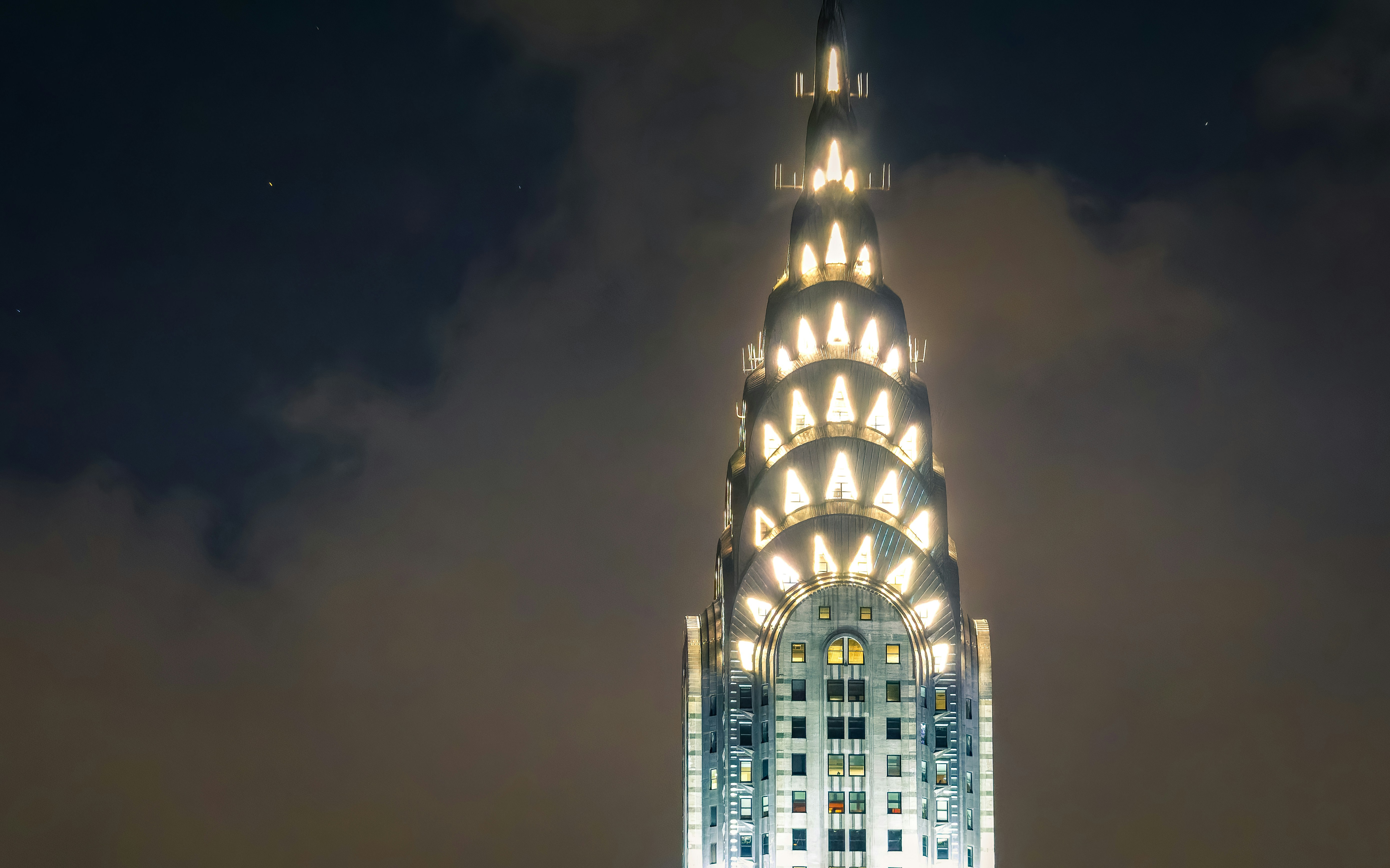 Chrysler Building At Night