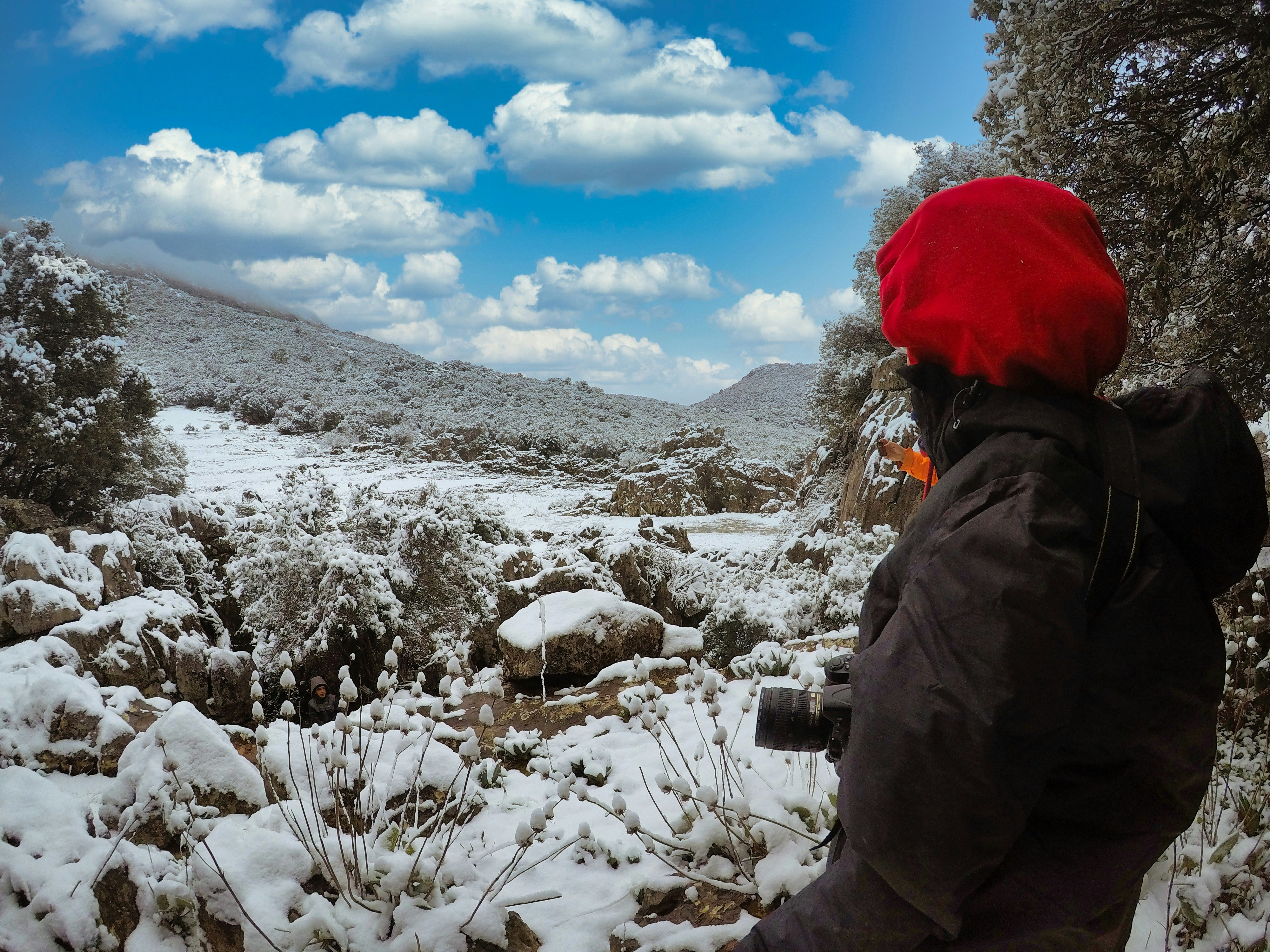 Red Hood, Snowbound Horizon: A GoPro Moment