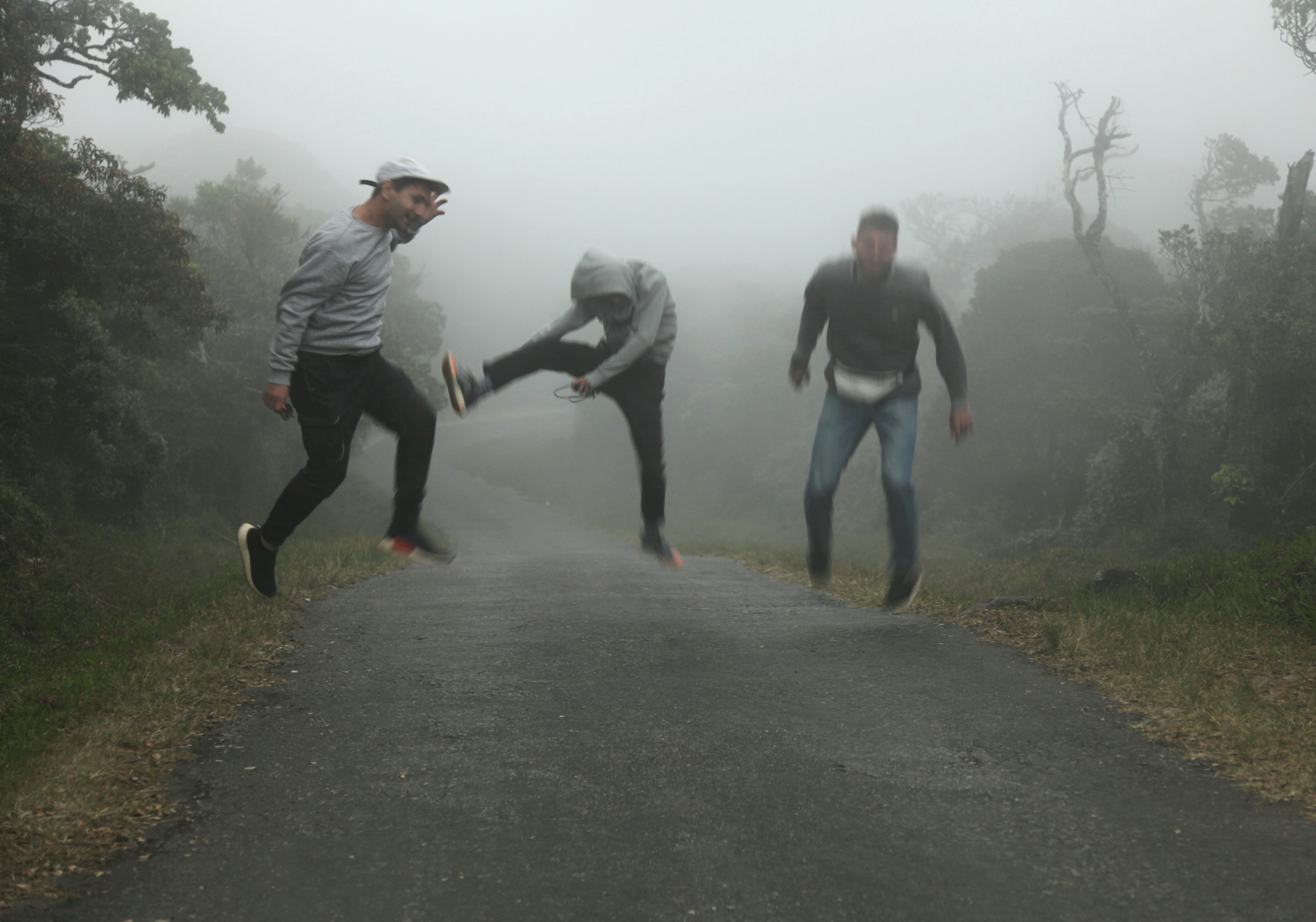 3 men running on road during daytime photo – Free Grey Image on Unsplash