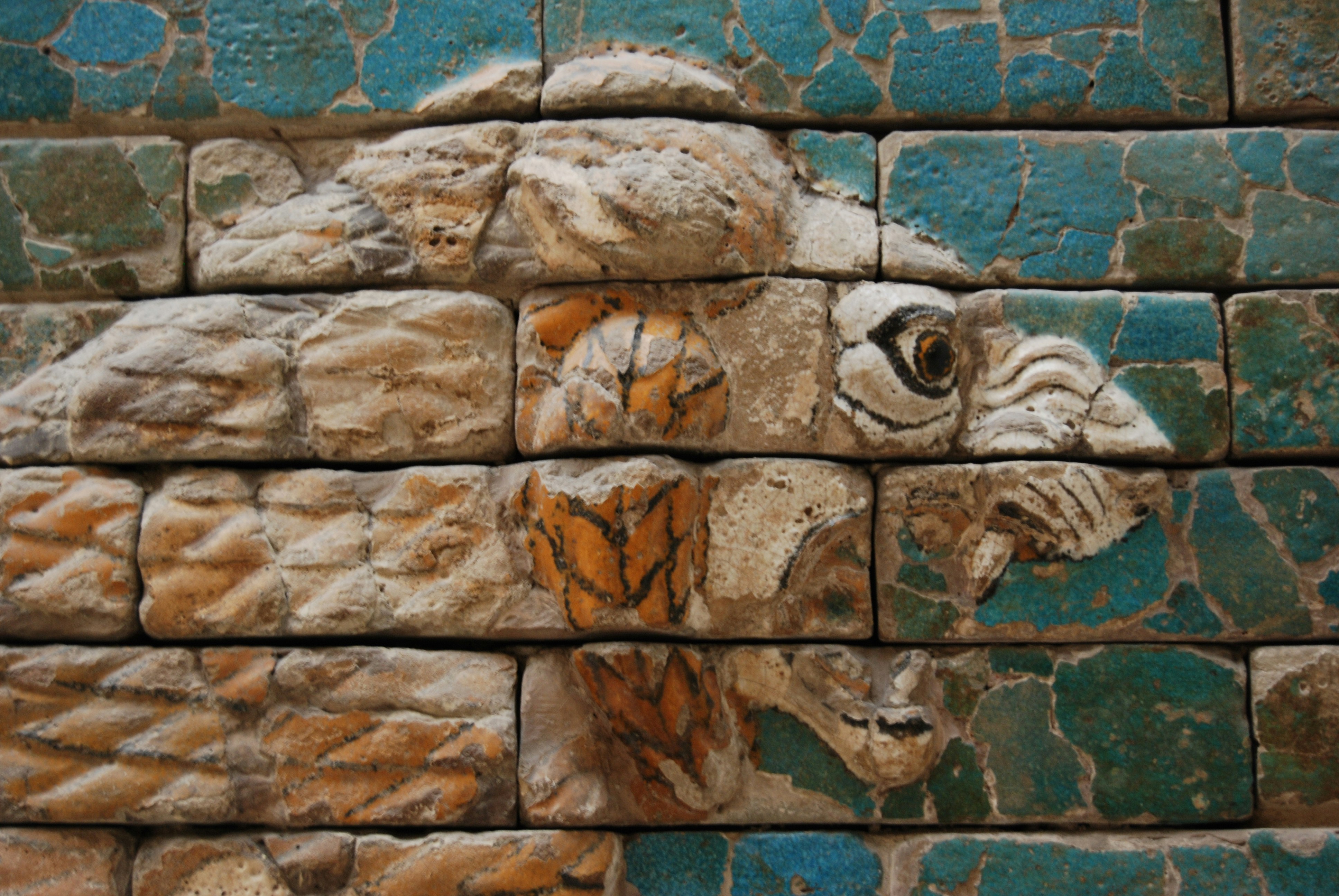 brown and green concrete wall