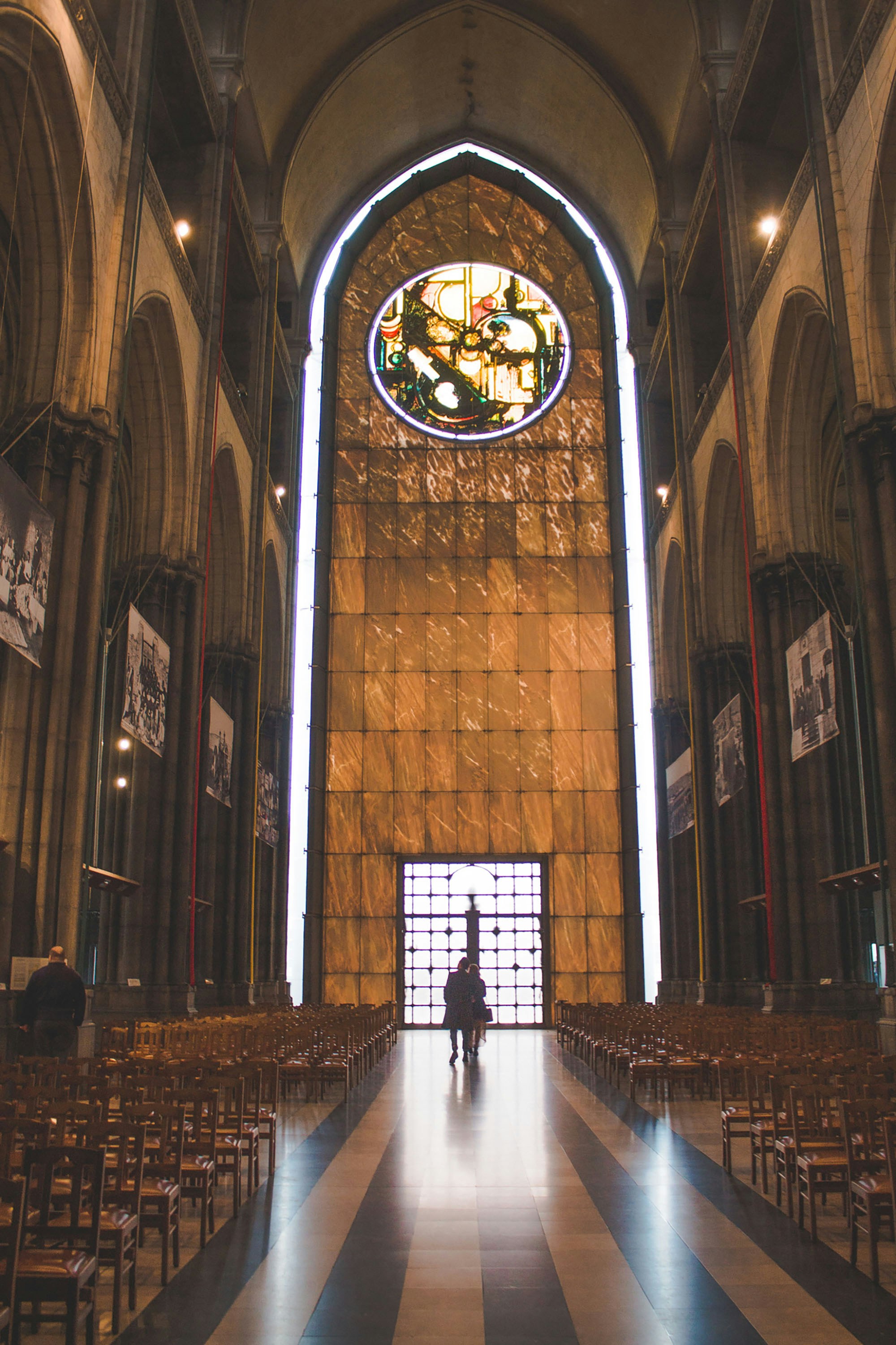 Cathedral Aisle: Light at the End of the Nave
