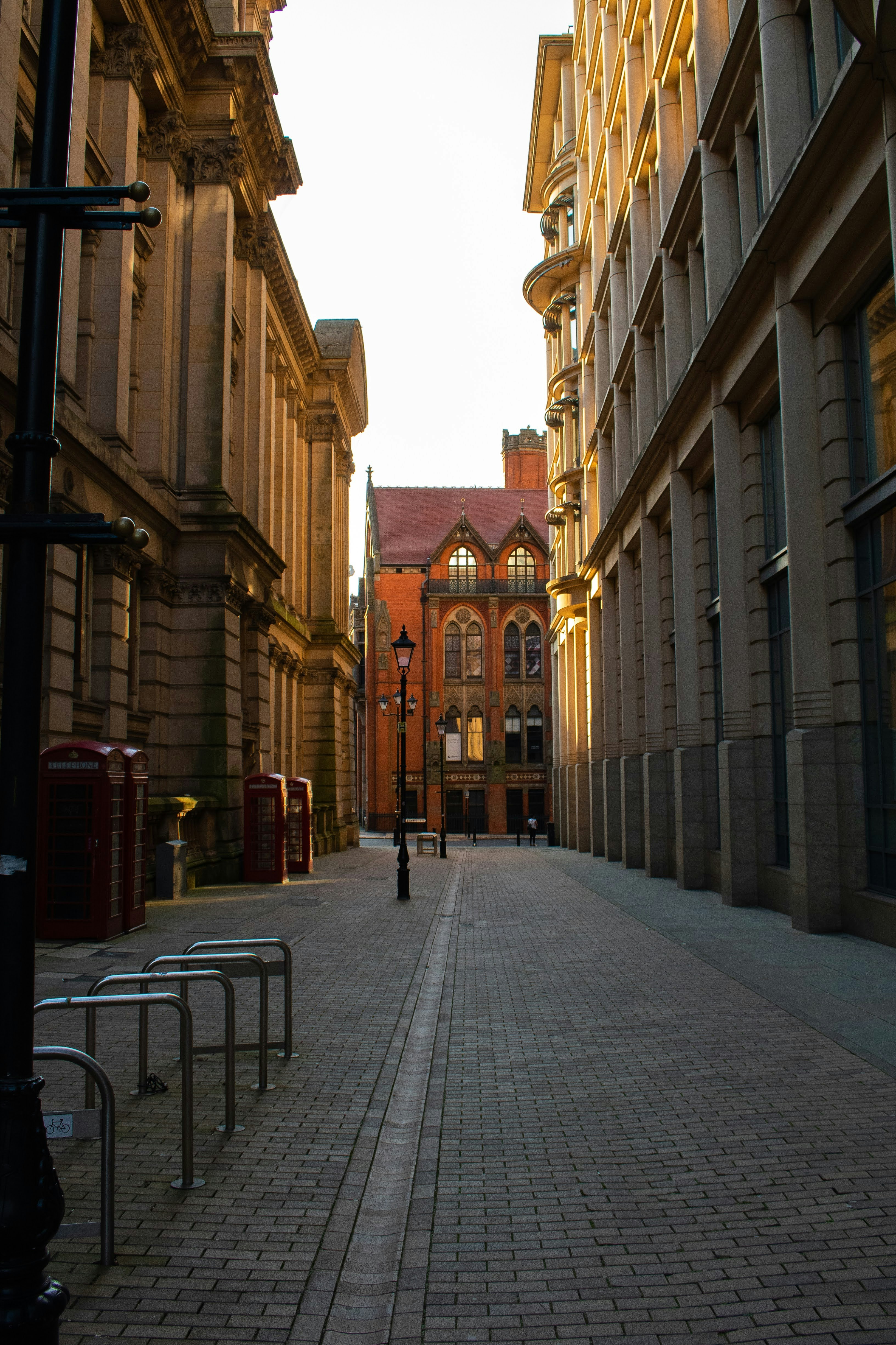 Golden Hour on Historic Cobblestones