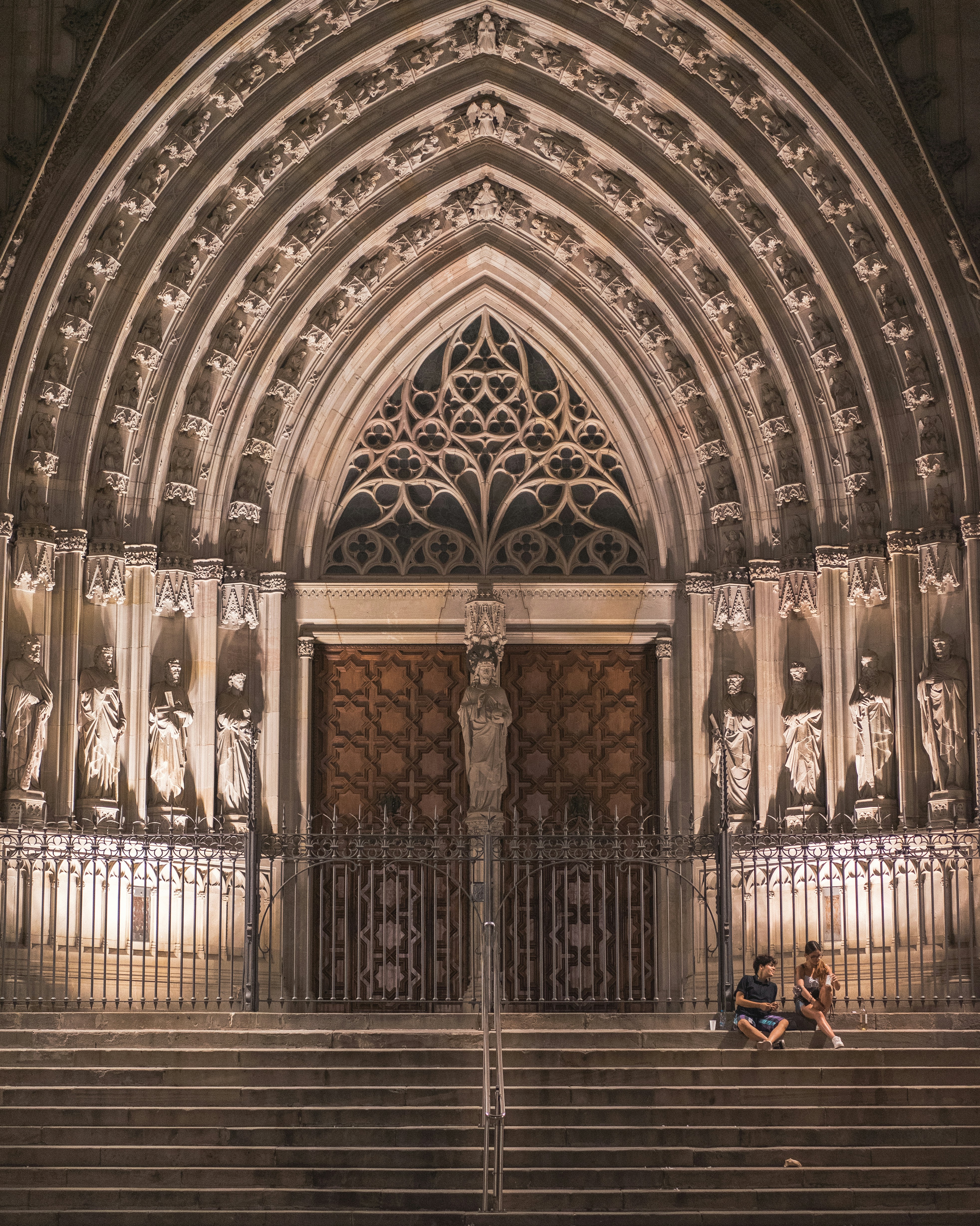 Gothic Portal Under Reverent Arches