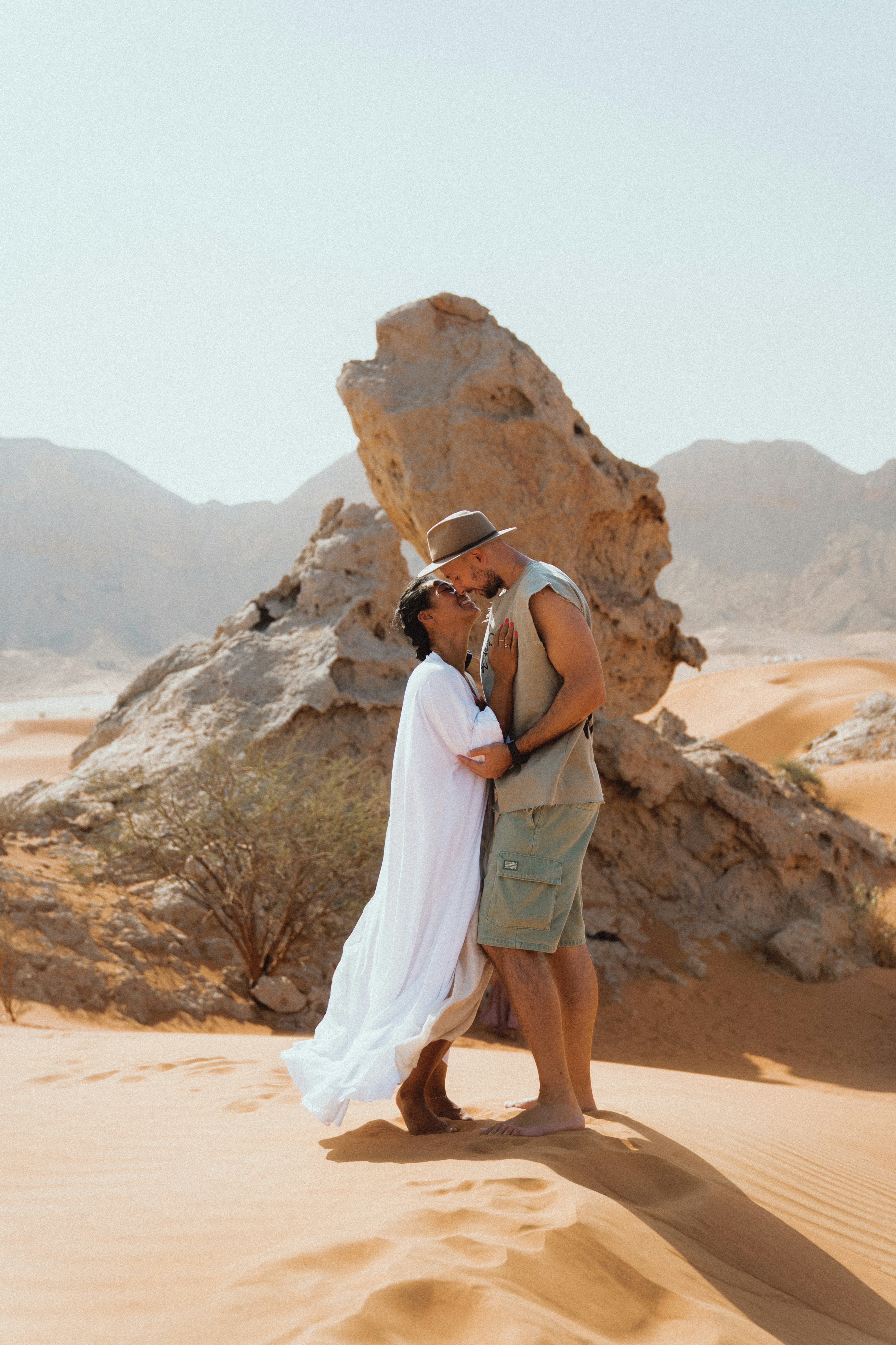 Desert Embrace: Love Amidst the Sands