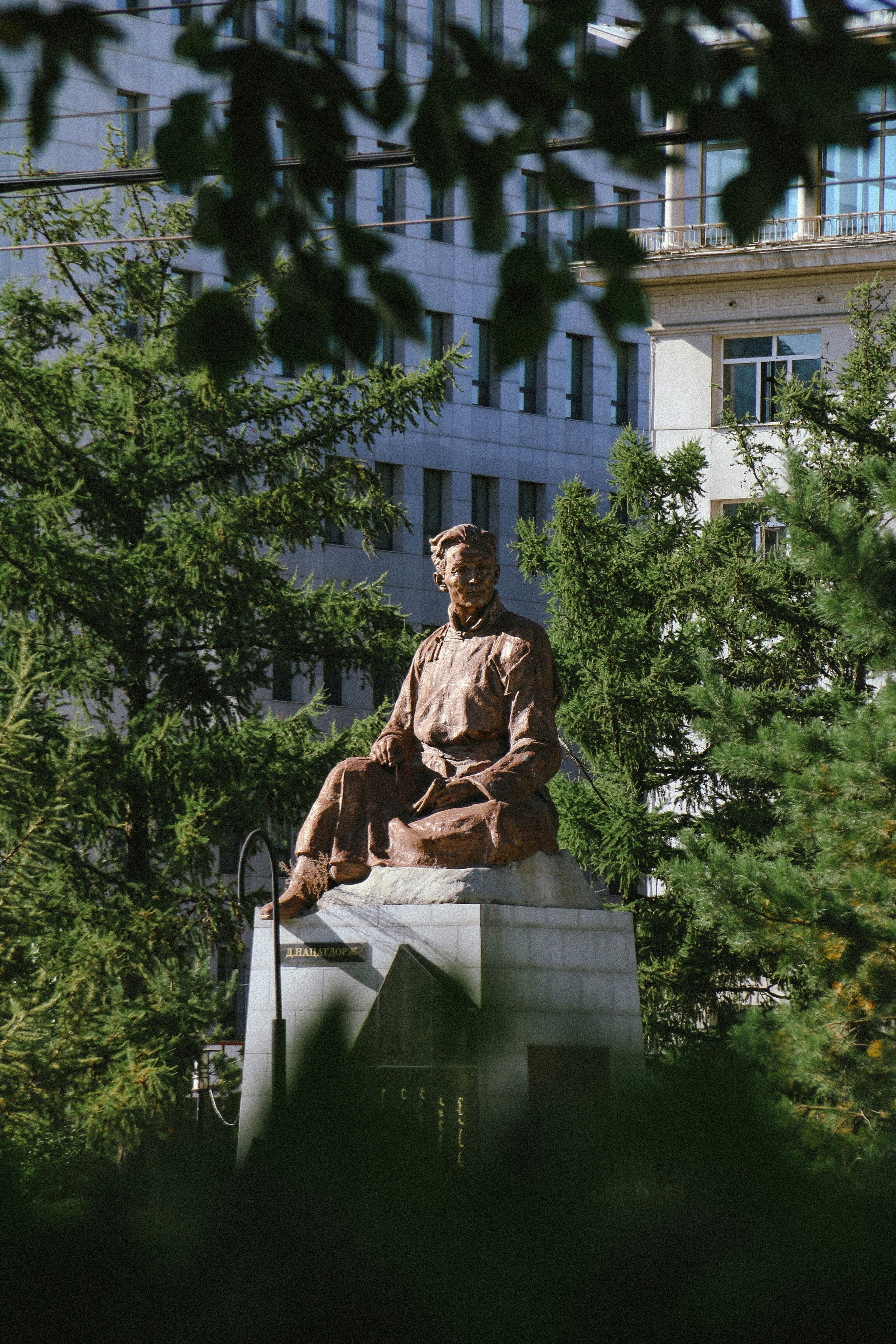 Man sitting on chair statue photo – Free Mongolia Image on Unsplash