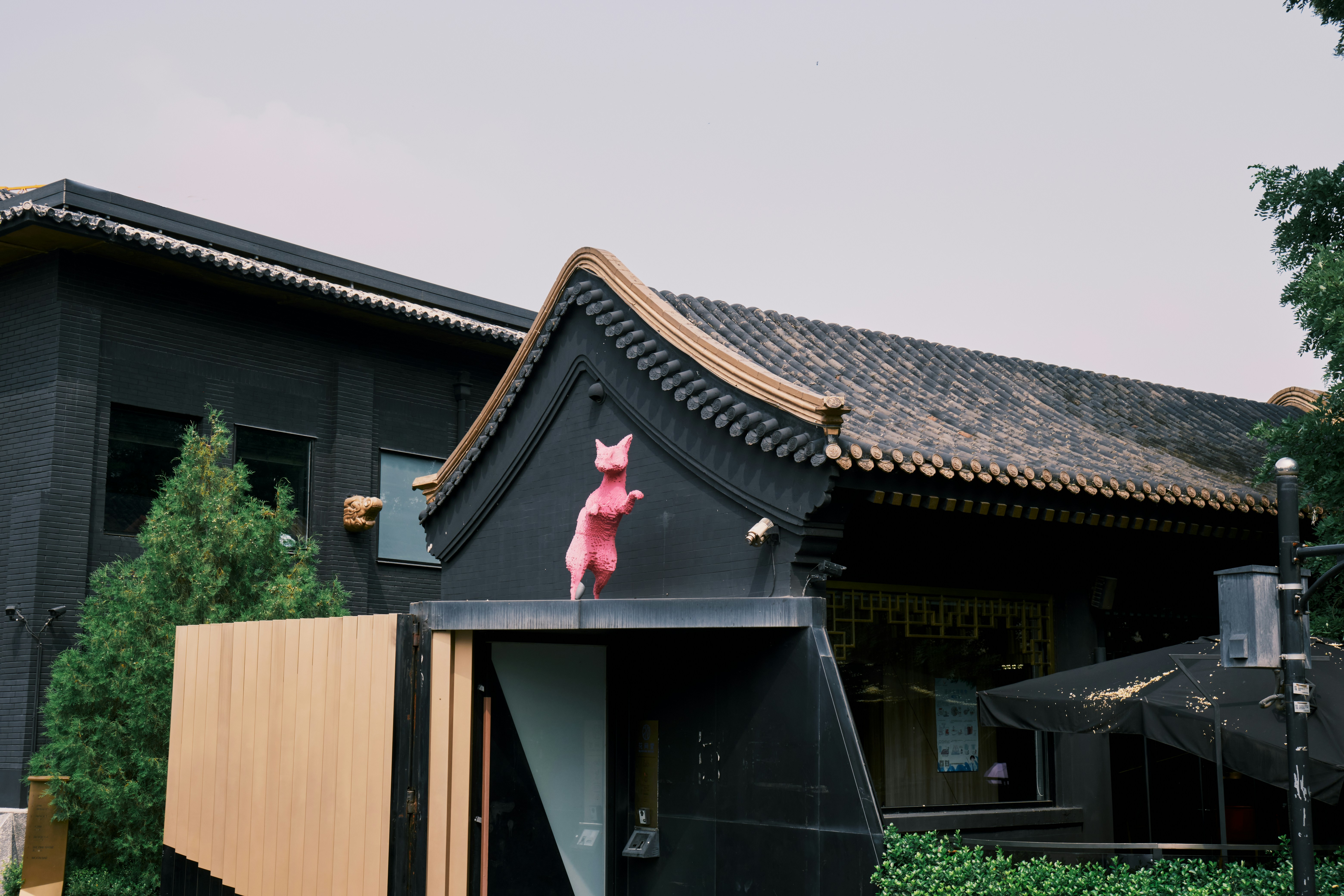 Whimsical Rooftop Guardian