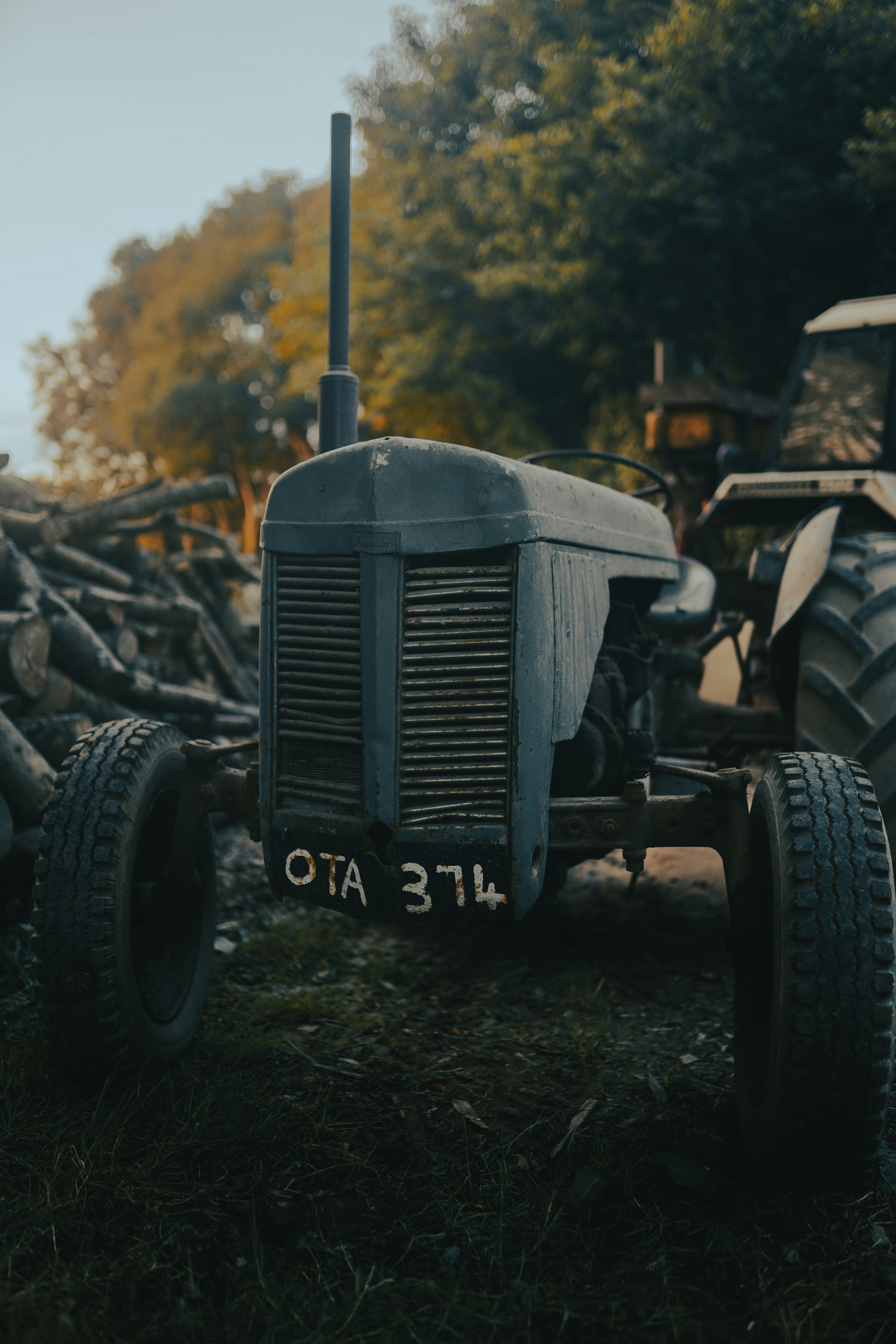 Some old battered tractor that we found on the farm during our stay, of course, I had to take an image of it, I mean look at it!