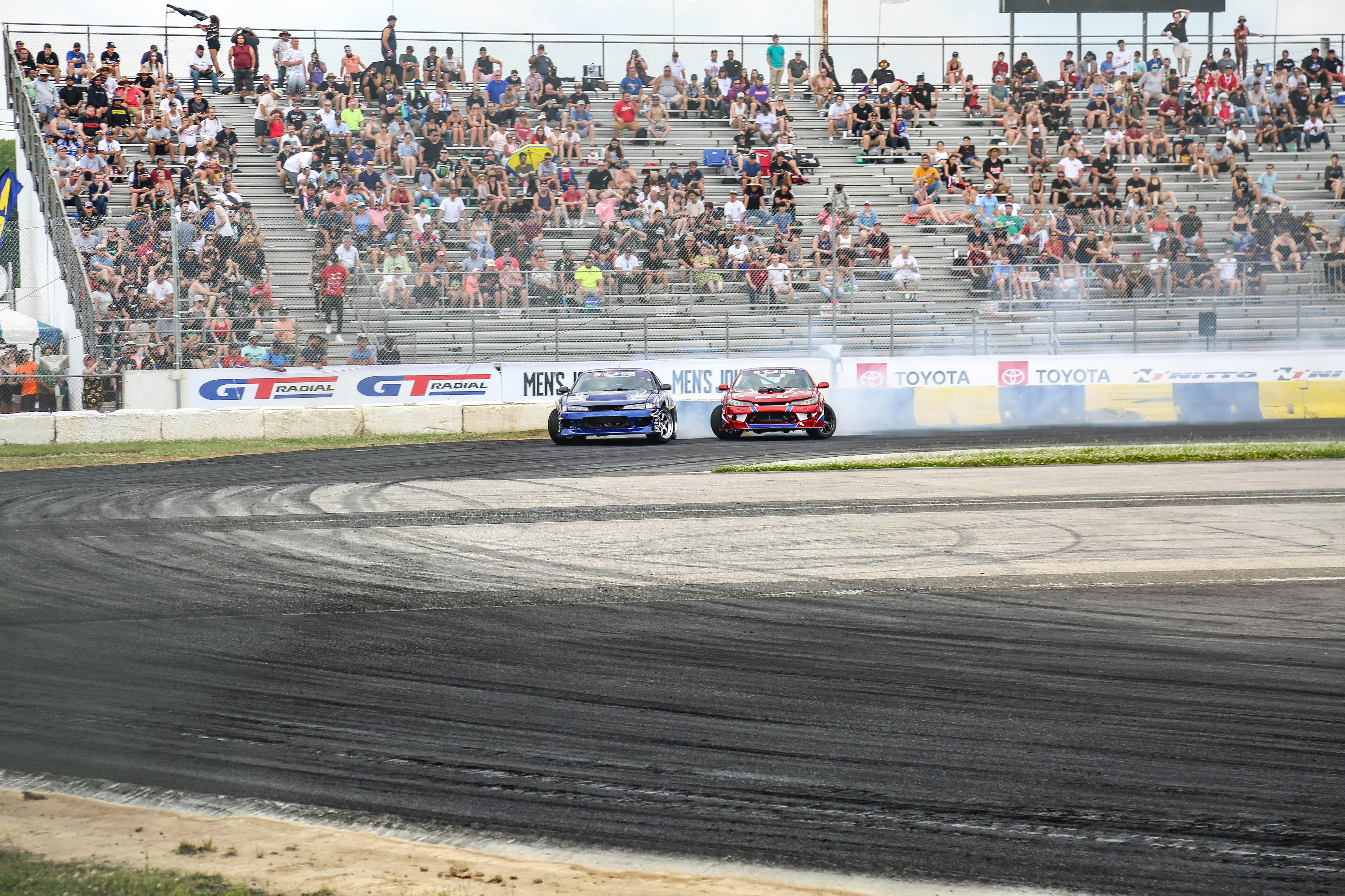 PROSPEC Competition at Formula Drift New Jersey, 2021.  | white and red racing car on track during daytime