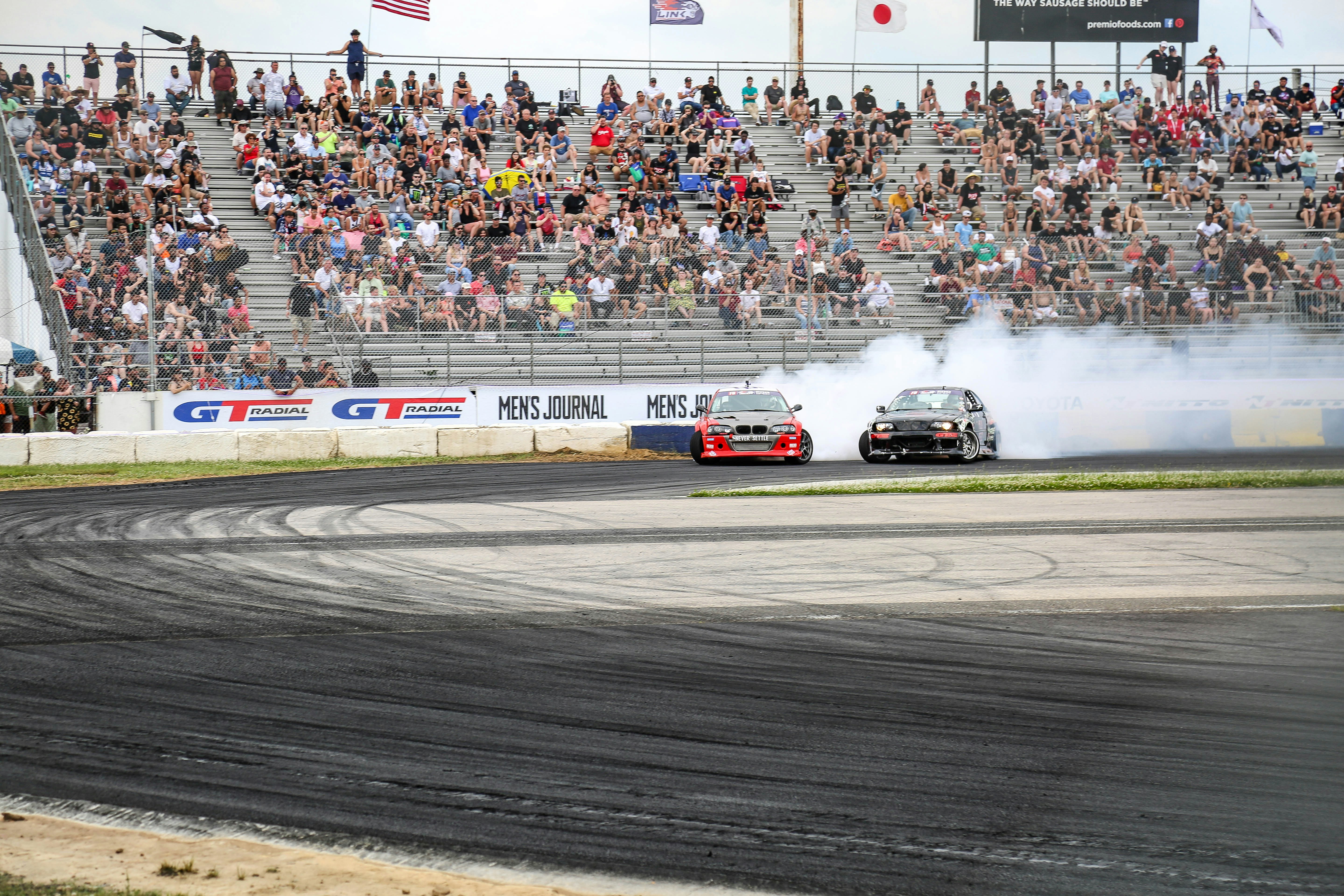 White and red racing car on track during daytime photo – Free Usa Image ...