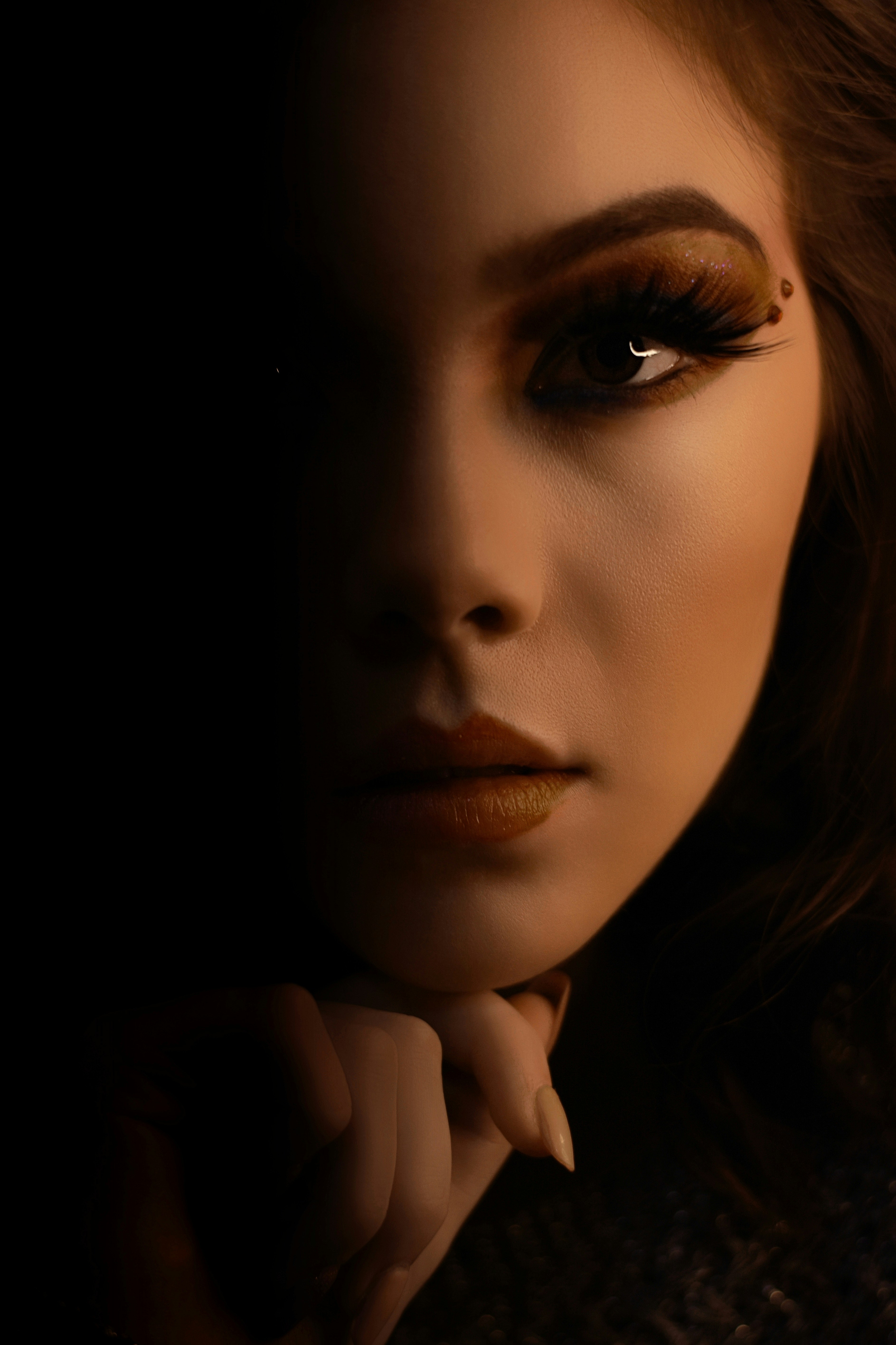 Womans face in close up photography photo – Free Portrait Image on Unsplash