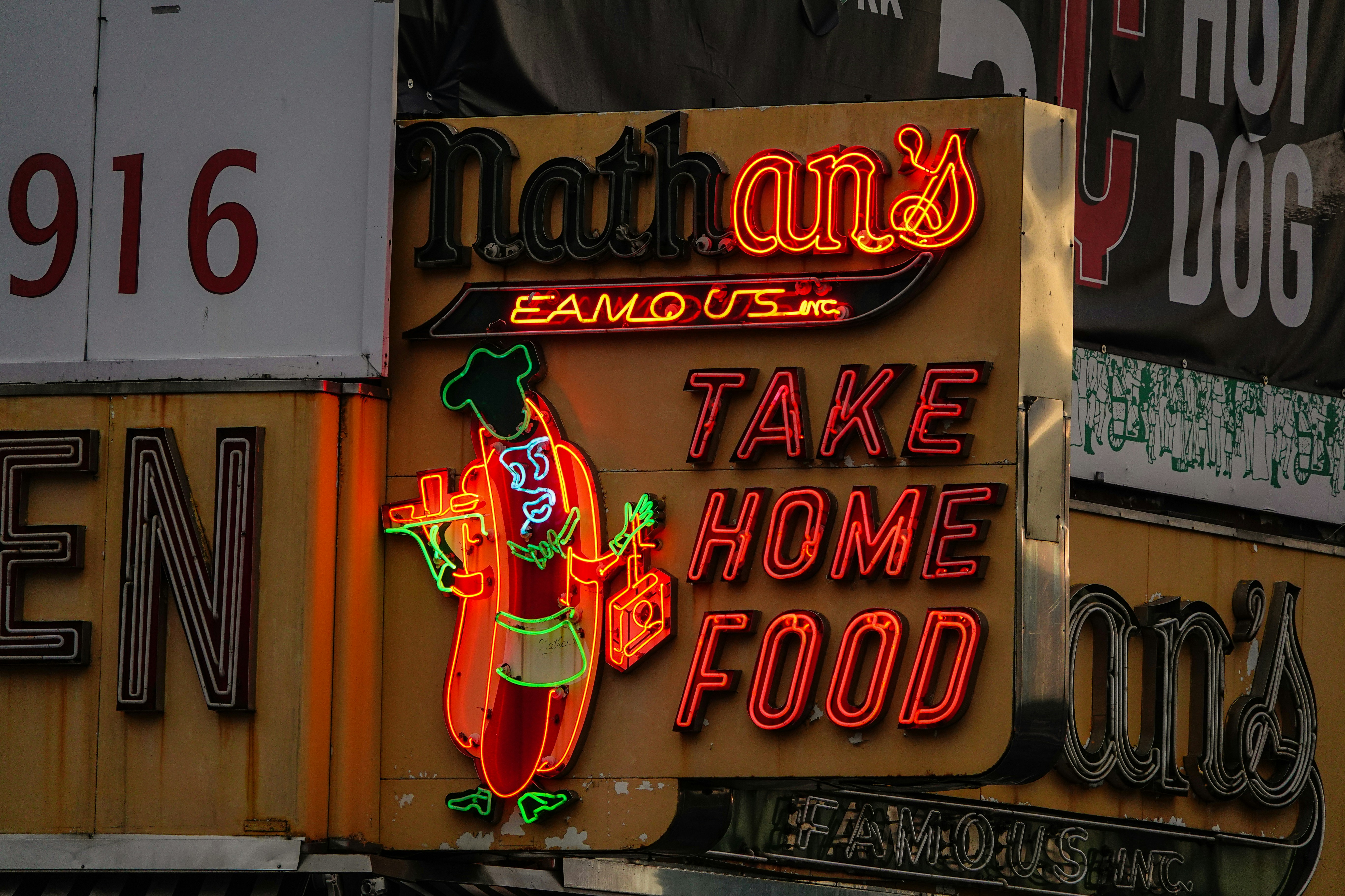 Neon Nostalgia: A Culinary Icon Illuminated