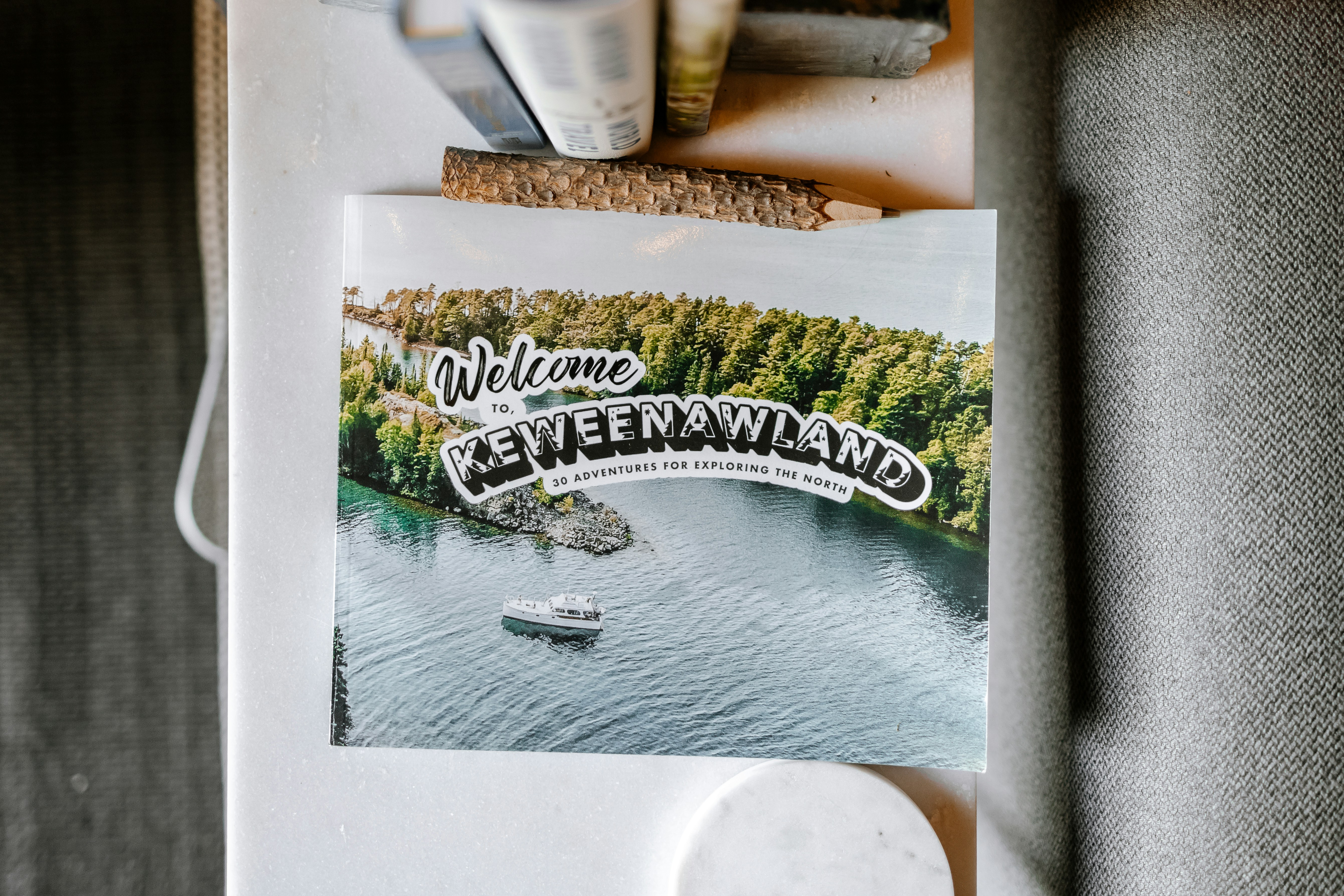 Welcome to Kweenawland: A Cozy Aerial View Over the Lake
