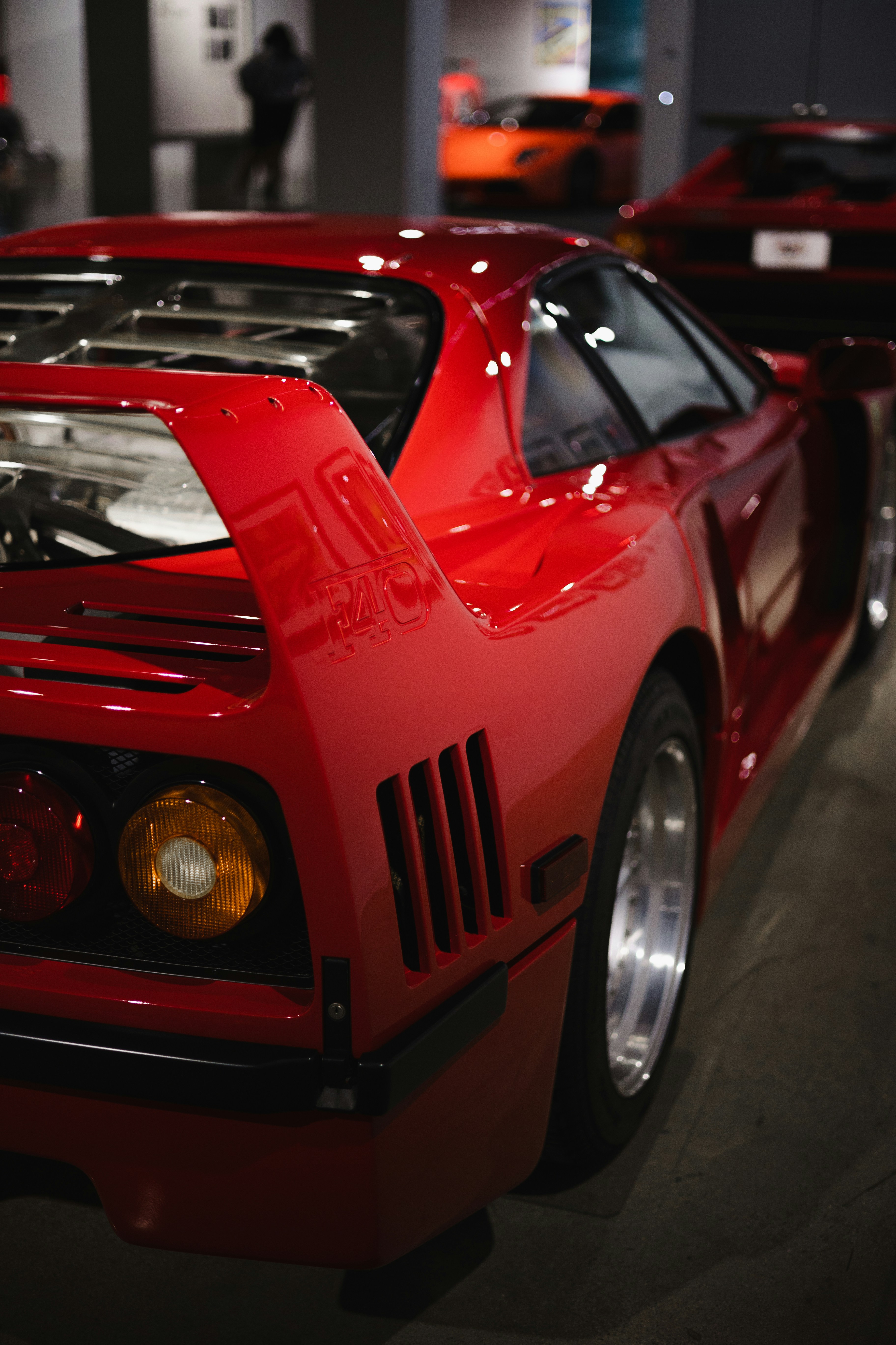 A red sports car on display at a car show photo – Free Los angeles ...