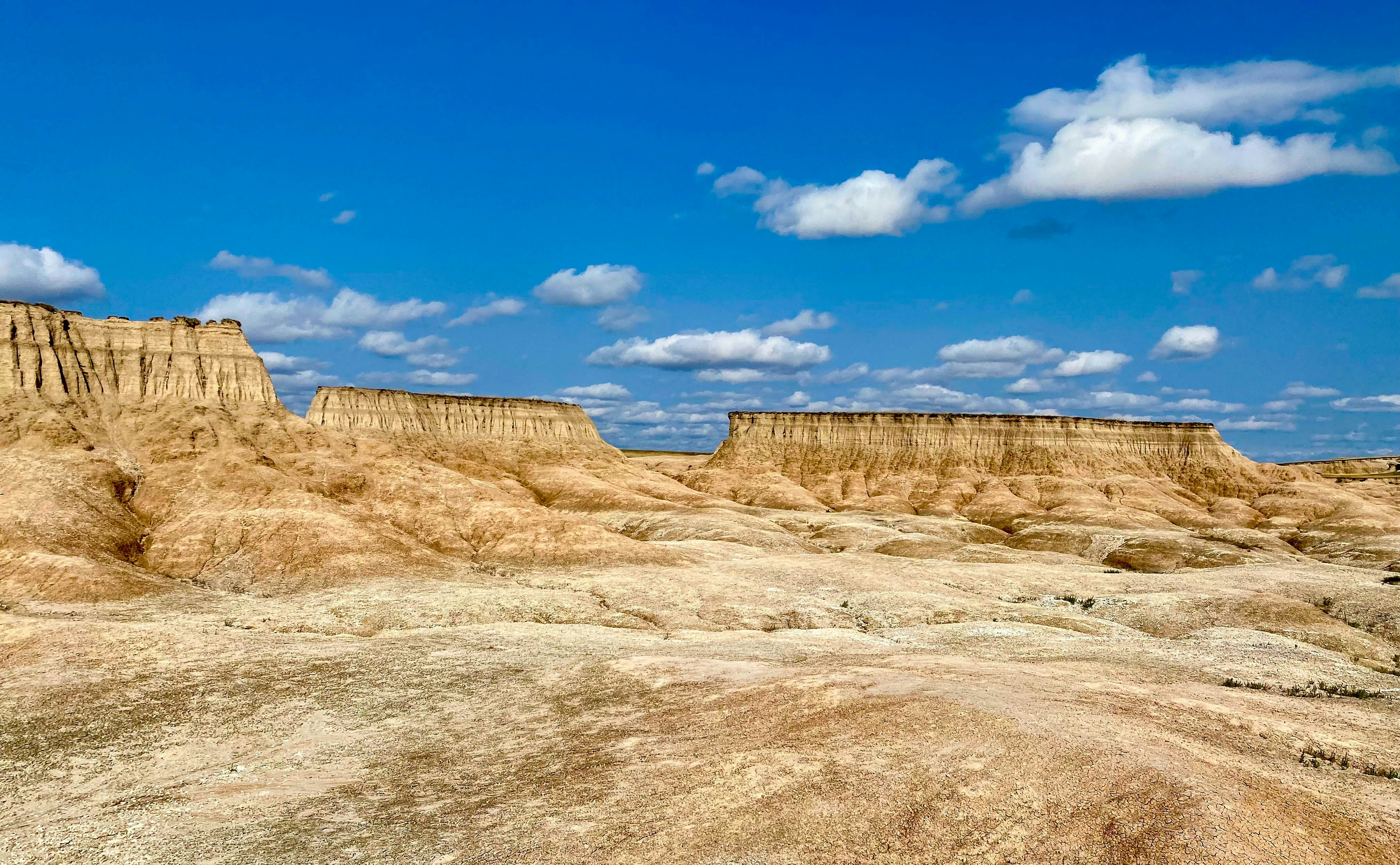 A view of the badlands of the badlands of the badlands of the photo ...