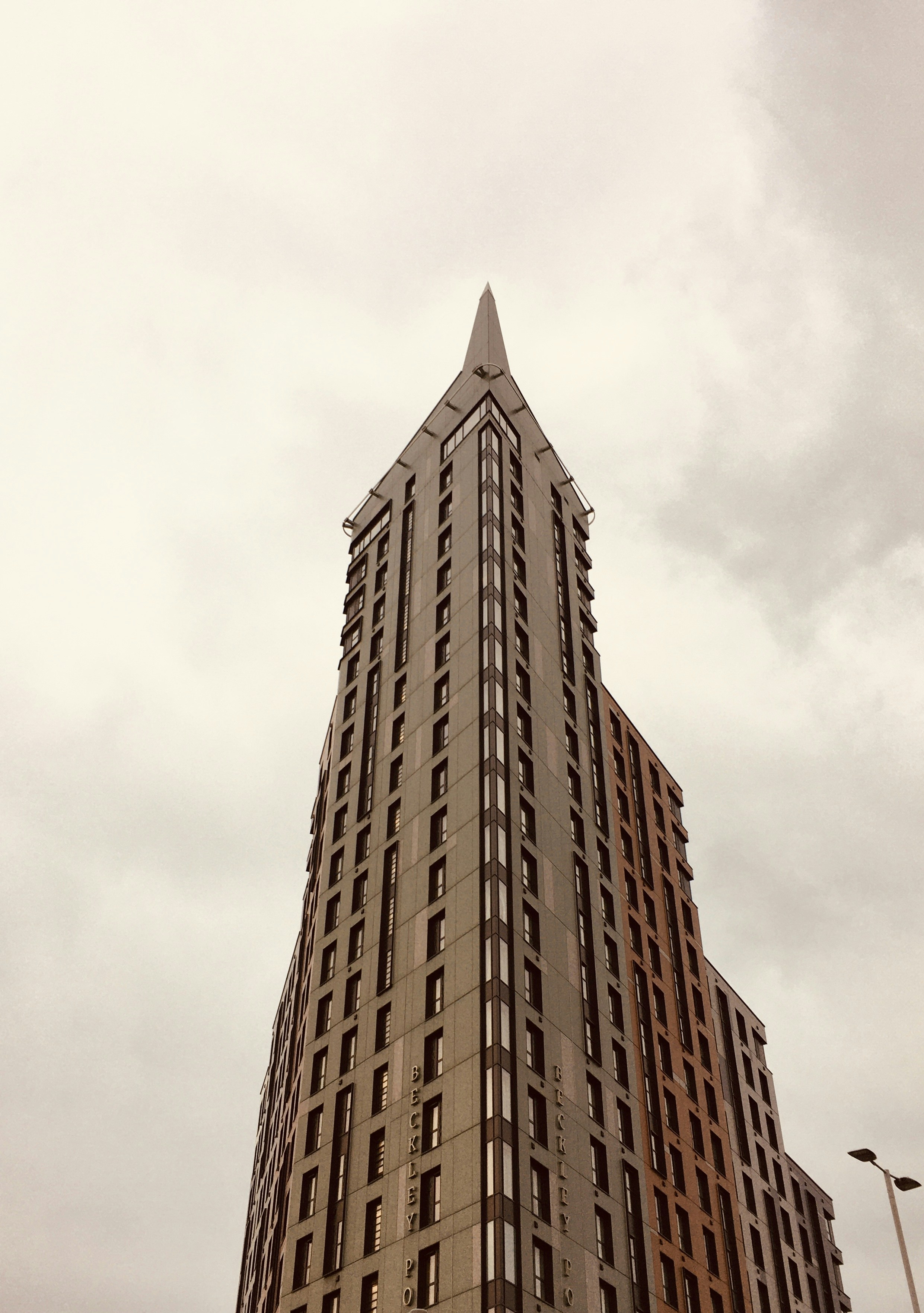 A very tall building with a sky background photo – Free Plymouth Image ...