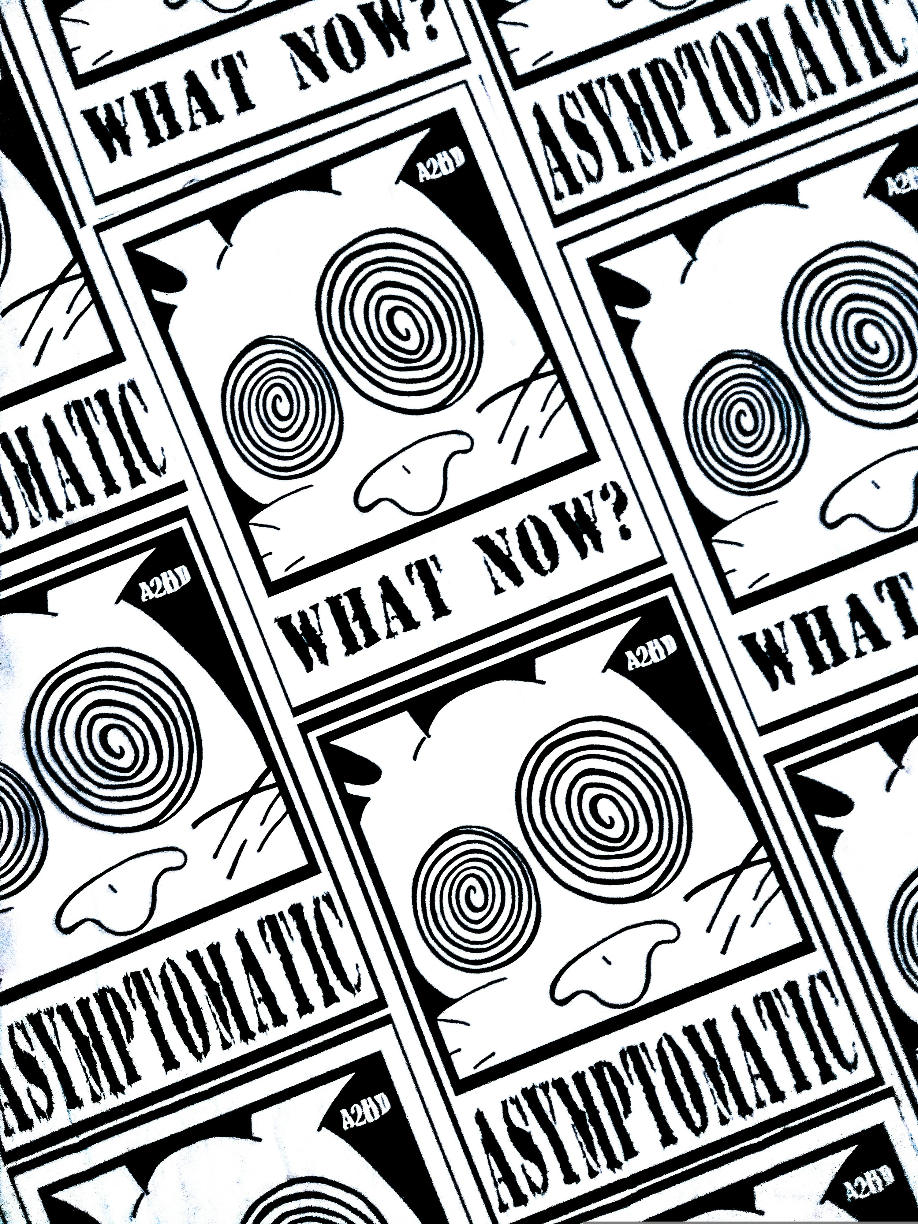 A bunch of black and white posters with different designs photo – Free ...