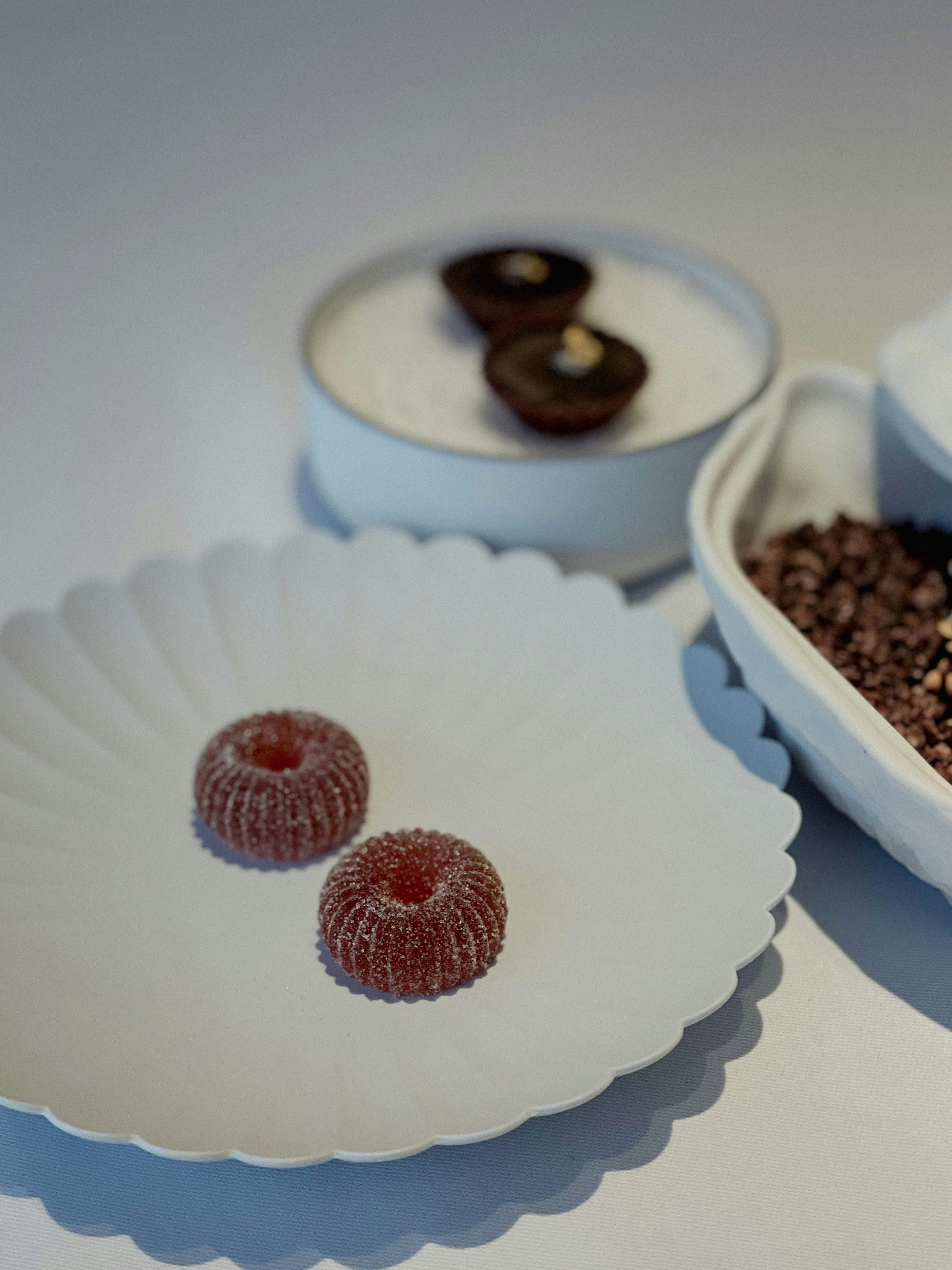 A couple of plates that have some food in them photo – Free Food Image ...