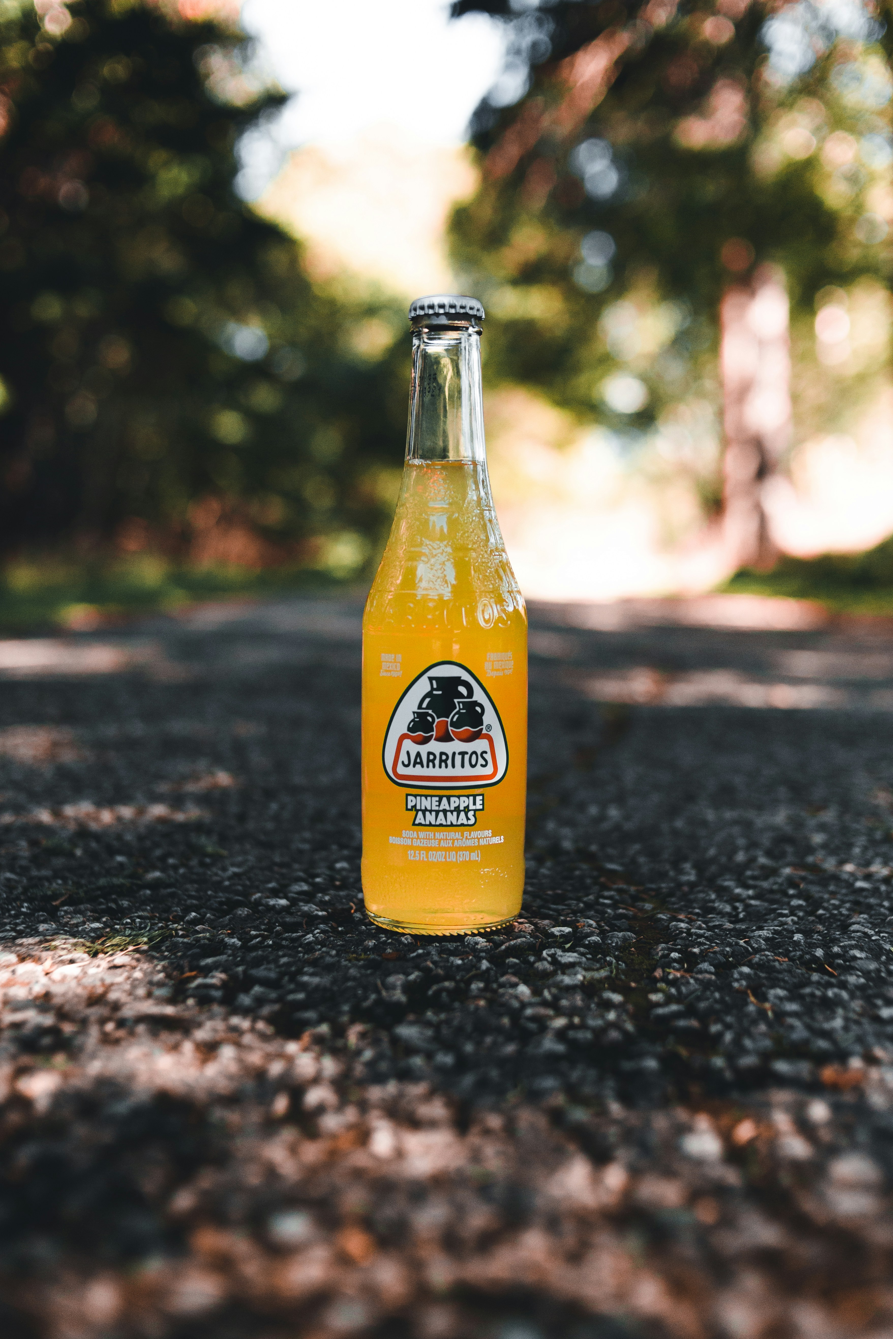 Jarritos Pineapple Glow: A Sunlit Bottle on a Quiet Path
