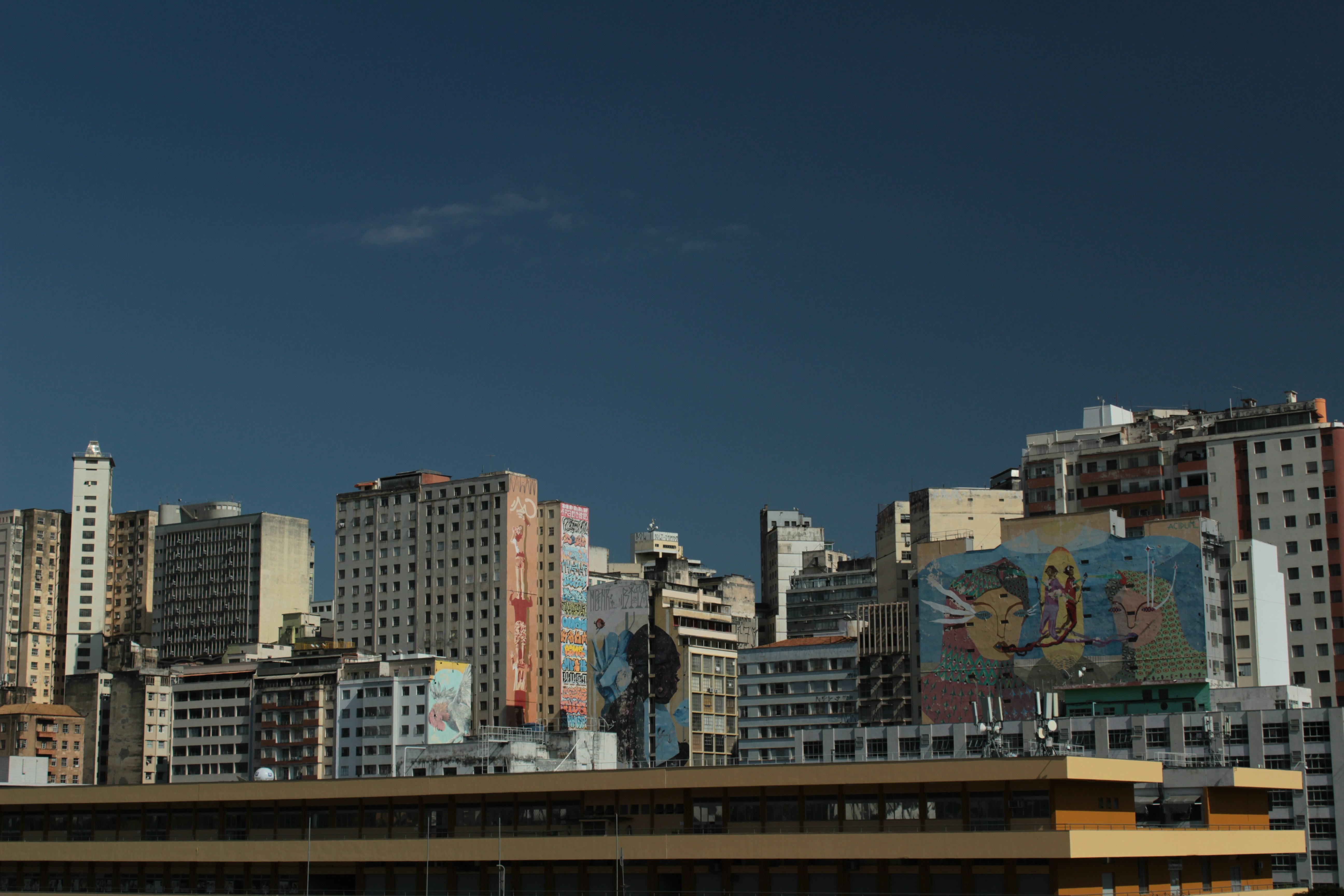 Urban Panorama with Iconic Clock Tower