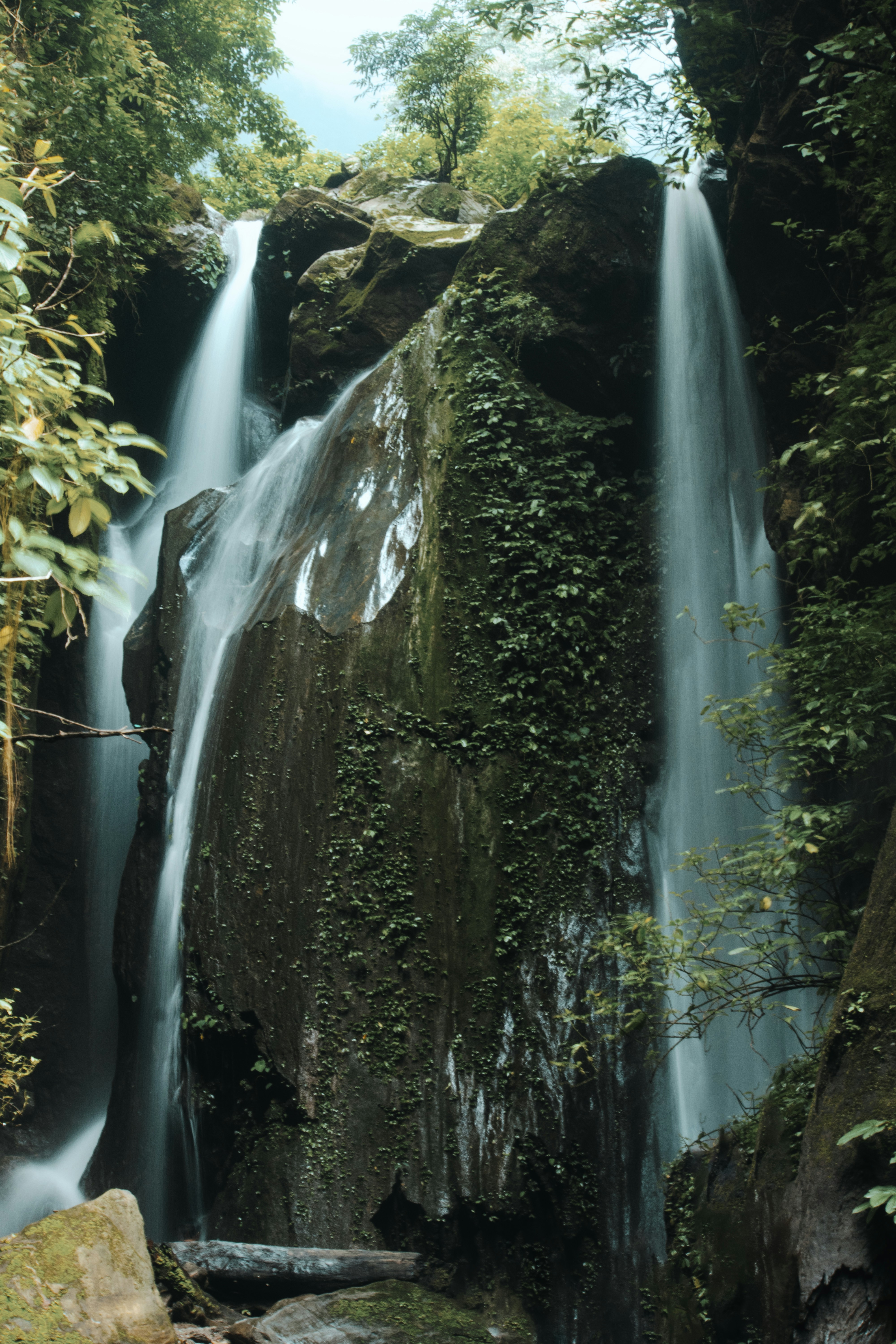 Foto Air terjun besar di tengah hutan – Gambar Bepergian Gratis di Unsplash