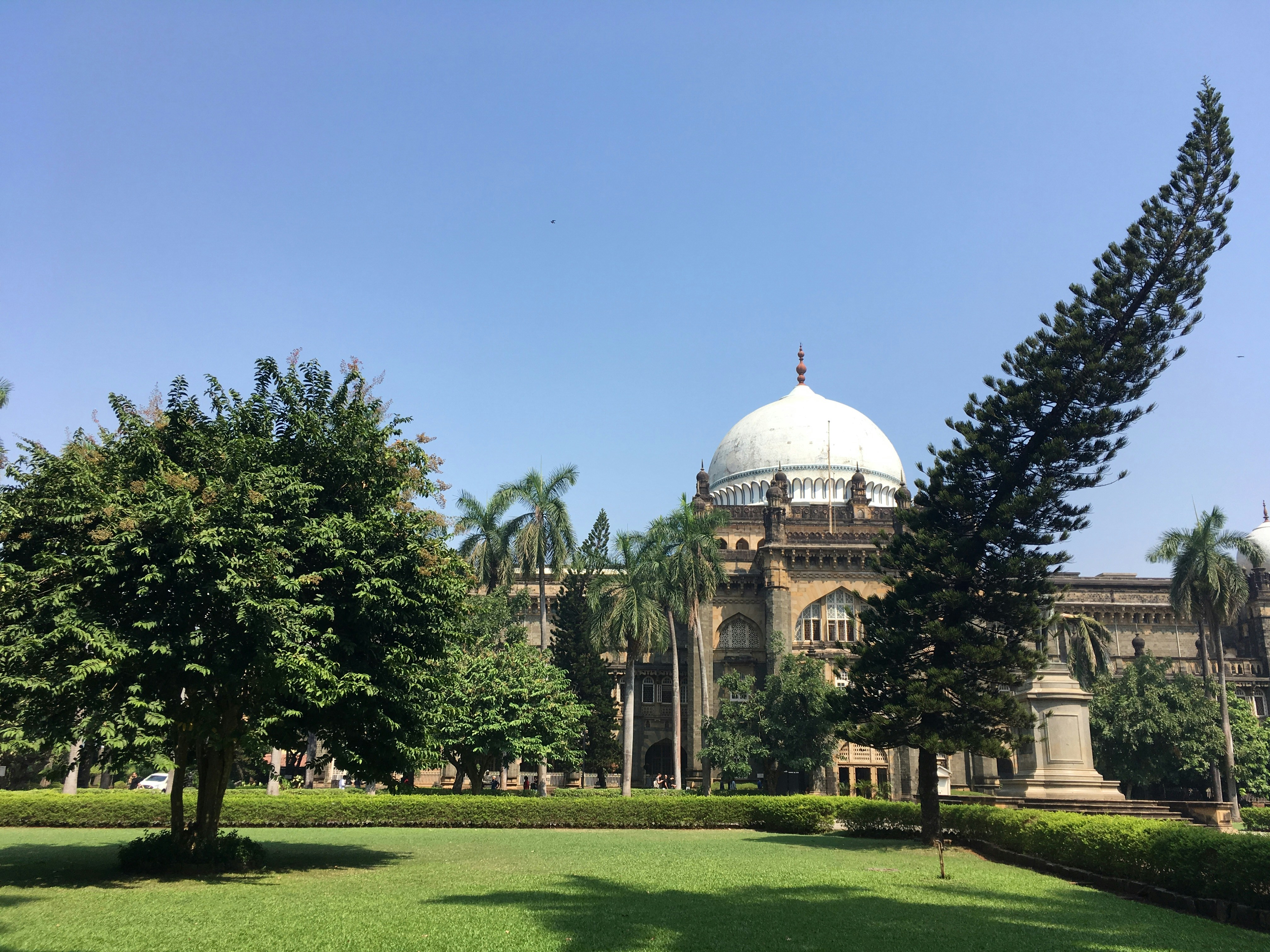 Architectural Harmony Under Clear Skies